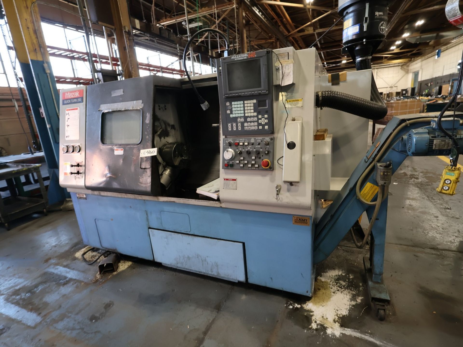 Mazak QT-250 Universal CNC Lathe, w/ 10" 3-Jaw Chuck, Mazatrol 640T CNC ...