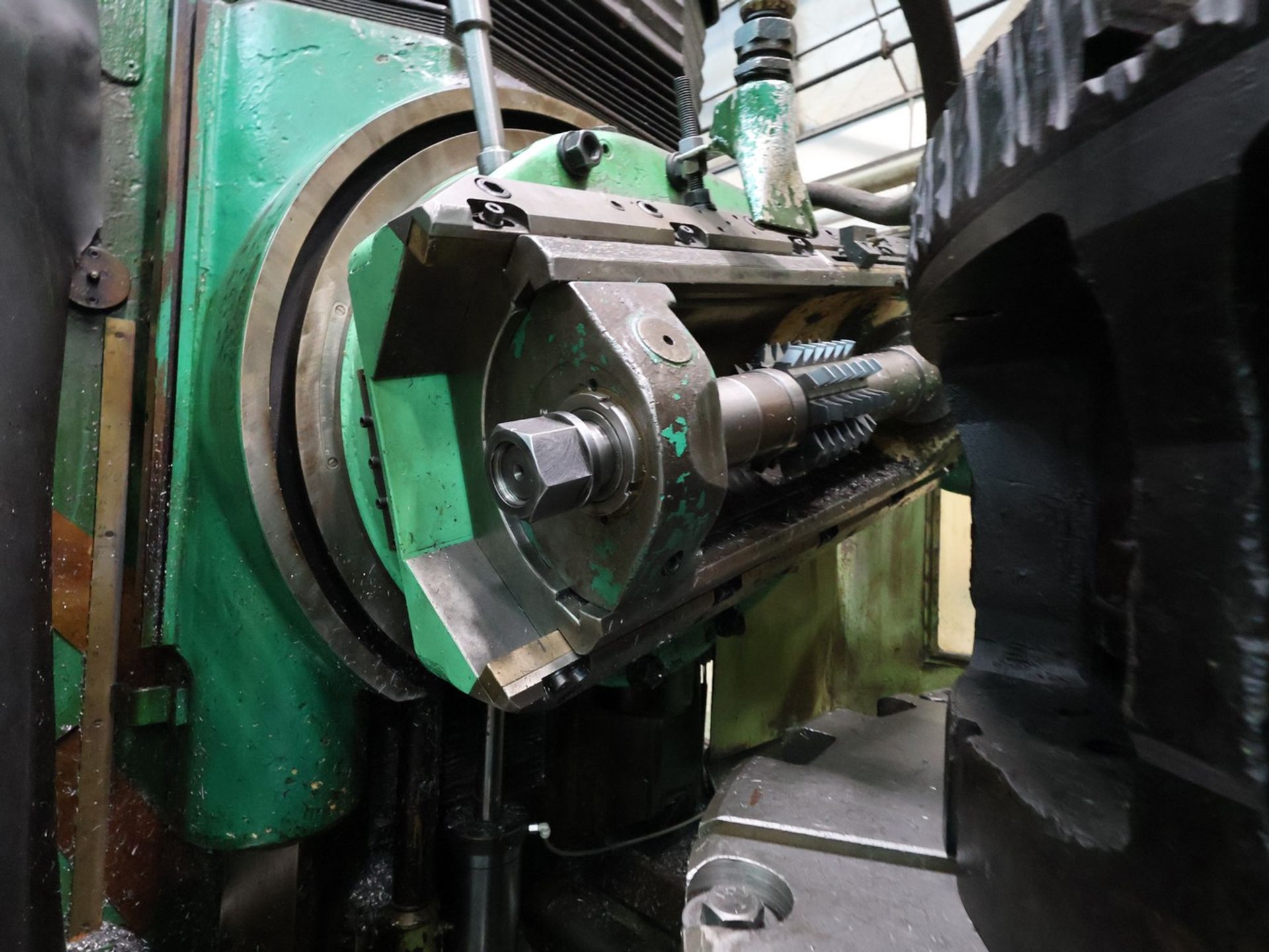 Pfauter P1250 Vertical Gear Hobber, Hob Arbor and Arbor Support, Single ...