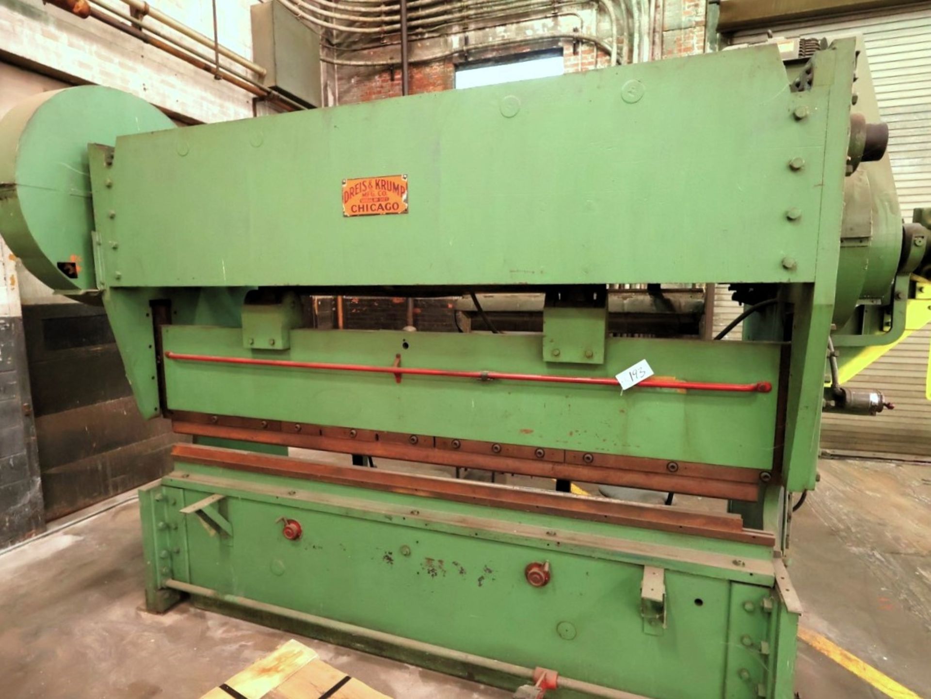 Dreis & Krump 10' Mechanical Press Brake, w/ 127" Between Housings ...