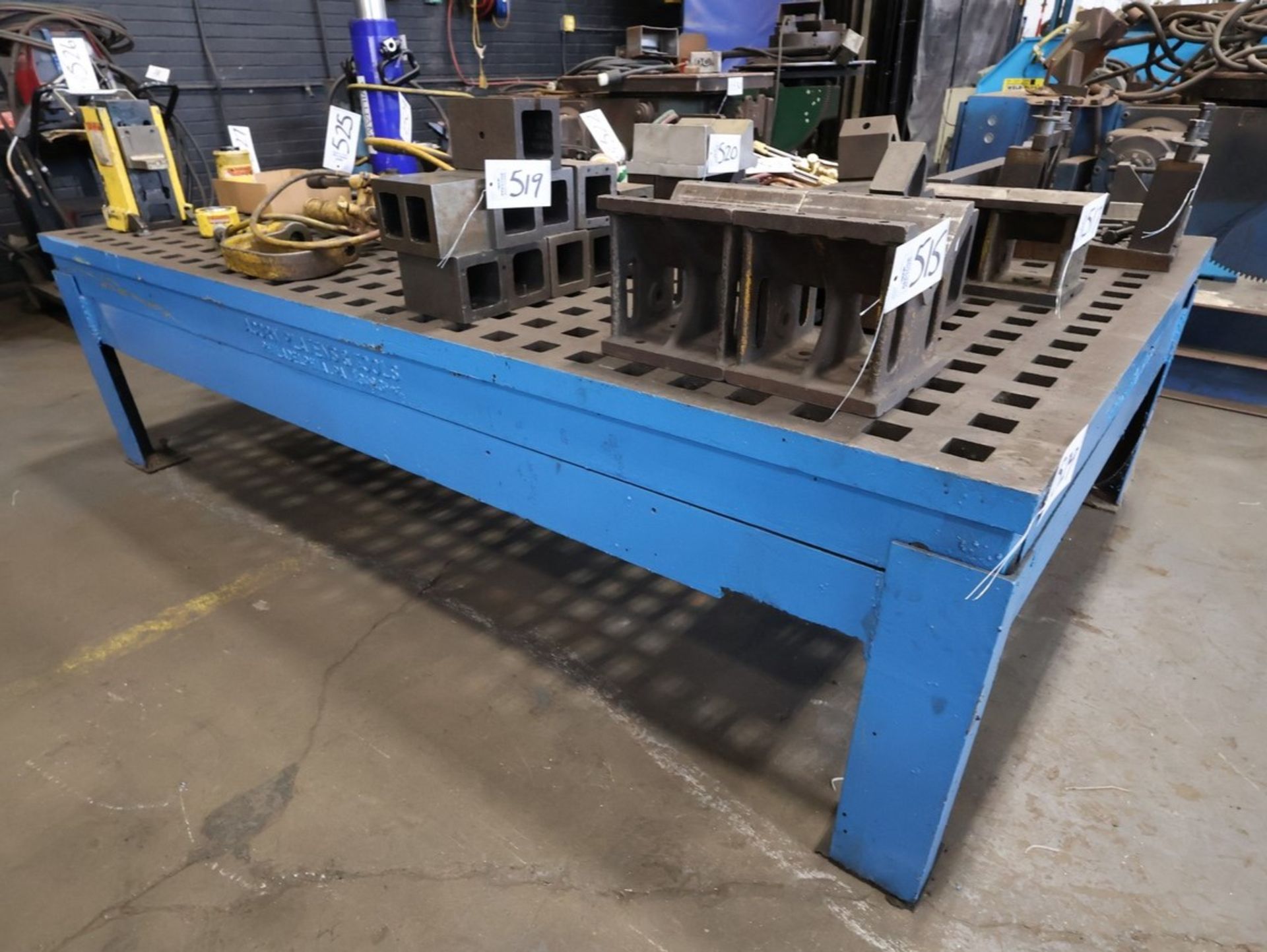 Acorn Platens & Tools 8' x 60" Welding Table (no contents)