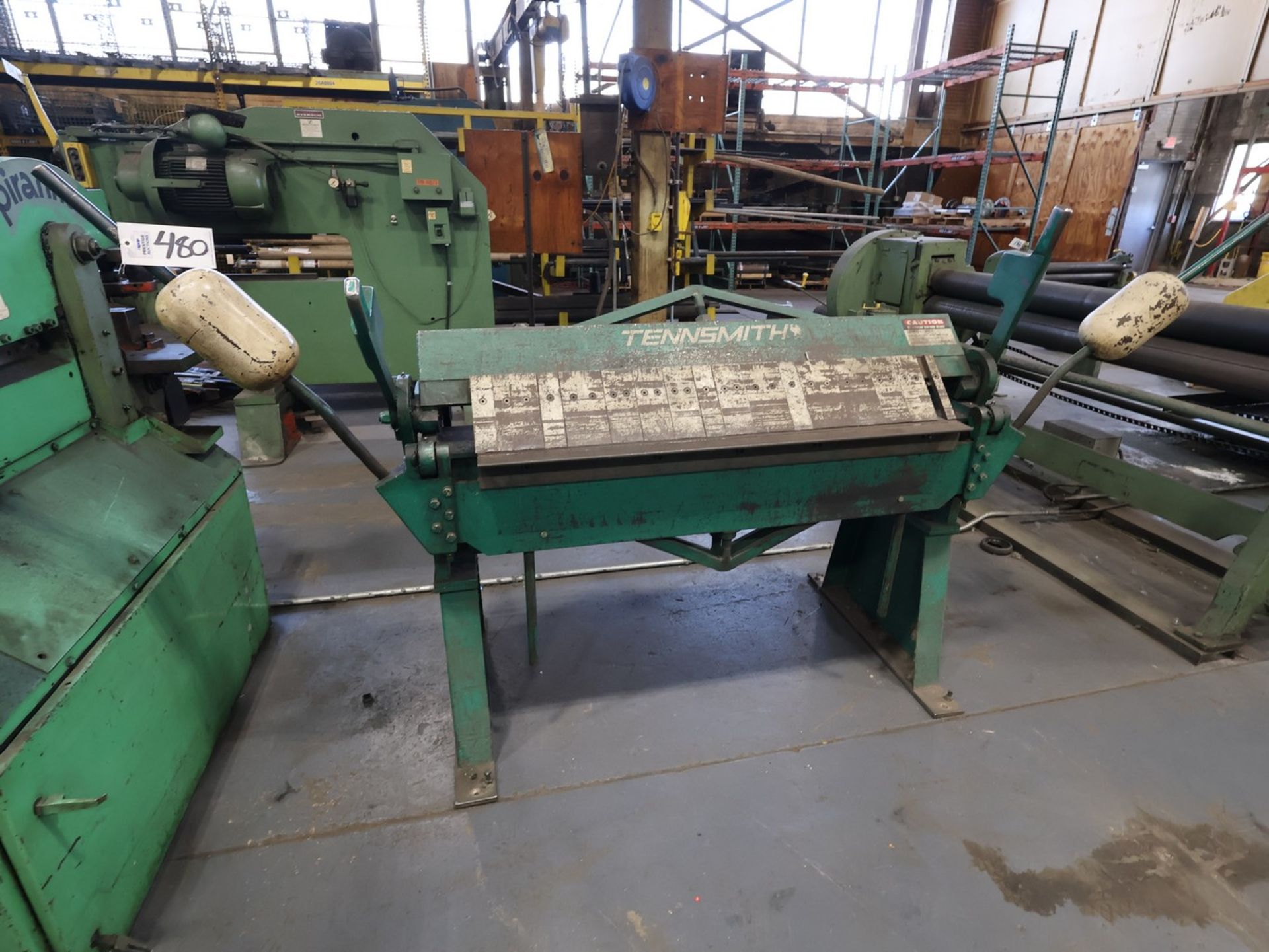 Tennsmith U4812 12-Gage 48" Finger Brake, S/N: 13300