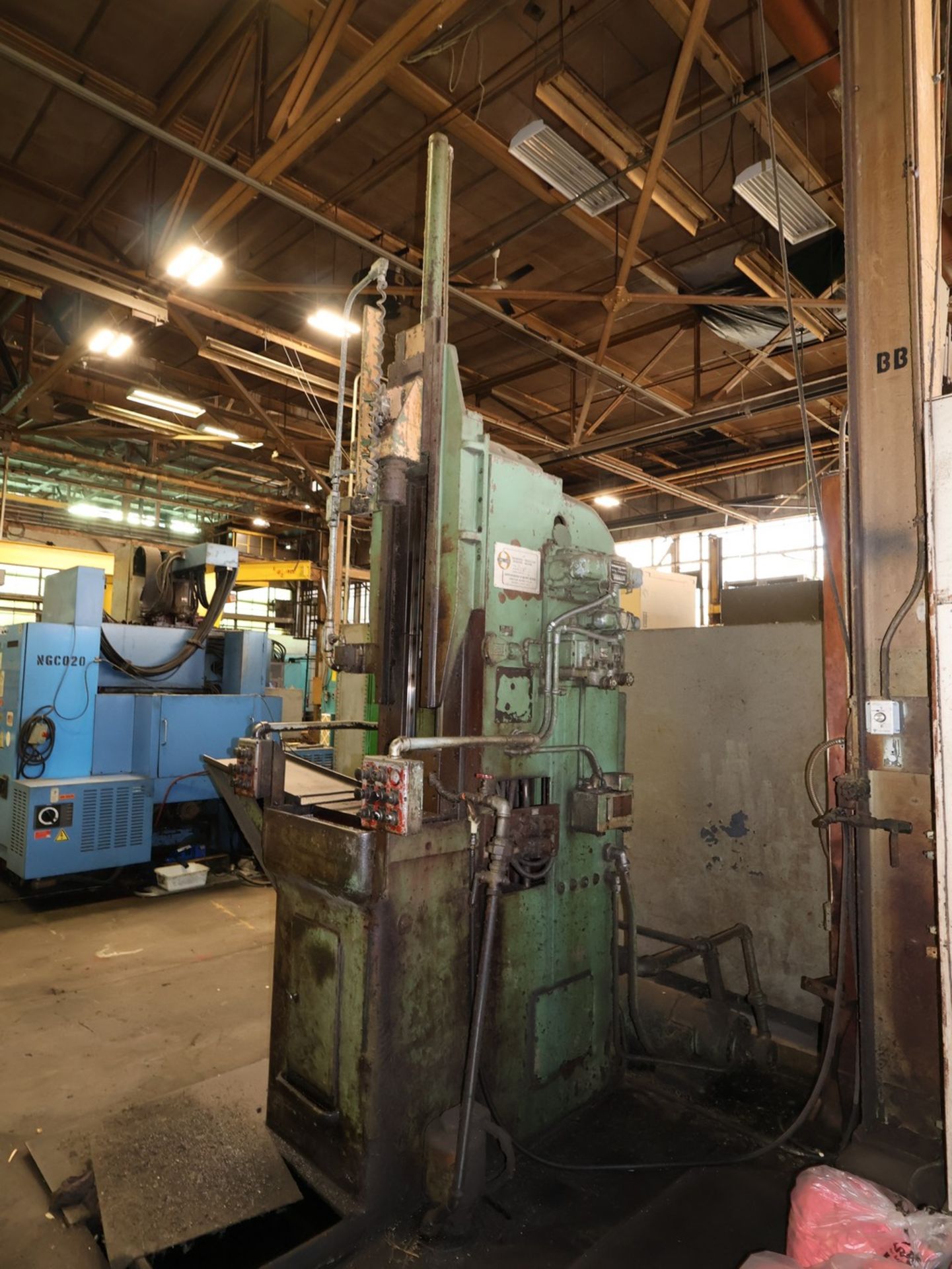 Sundstrand AN Engineered Production Type TR-10-36 Broaching Machine, 10 ...