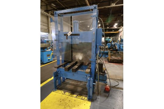 Delroyd Downacting 42" Wide H-Frame Press, Approximately 50 Ton Capacity