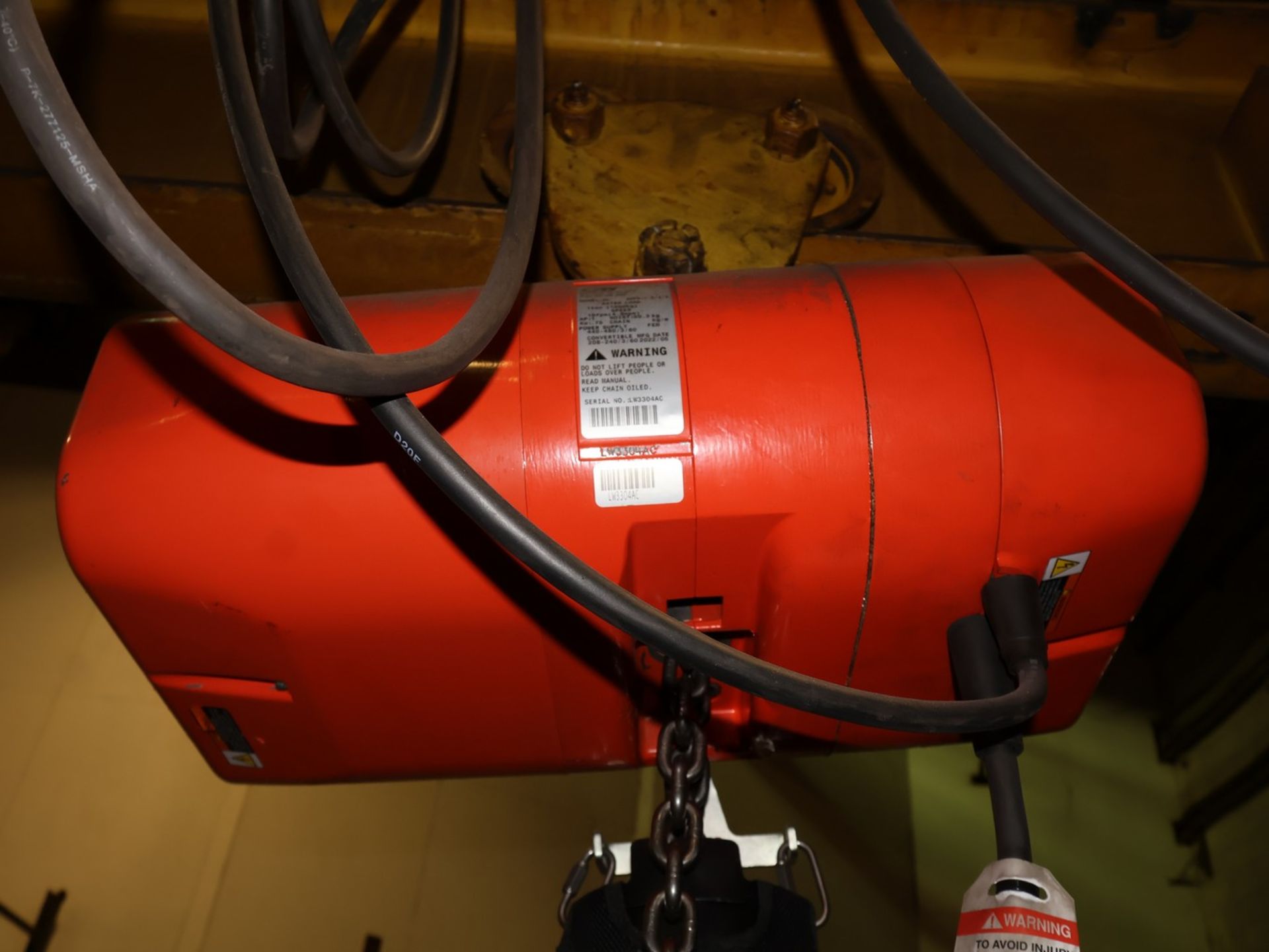 Industrial Equipment Co. 1 Ton Capacity Free Standing Jib Crane, w/ CM ...