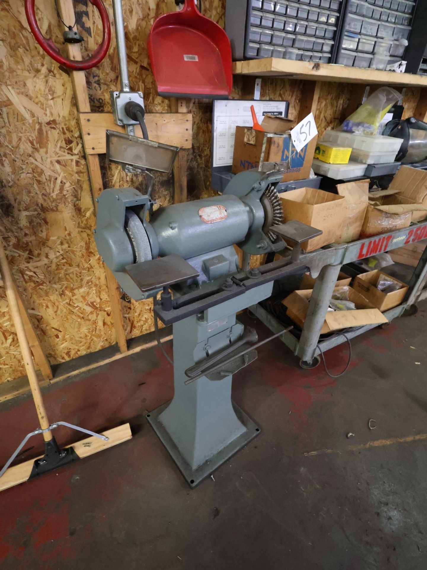 Dayton Electric 1HP 8" Double End Pedestal Grinder