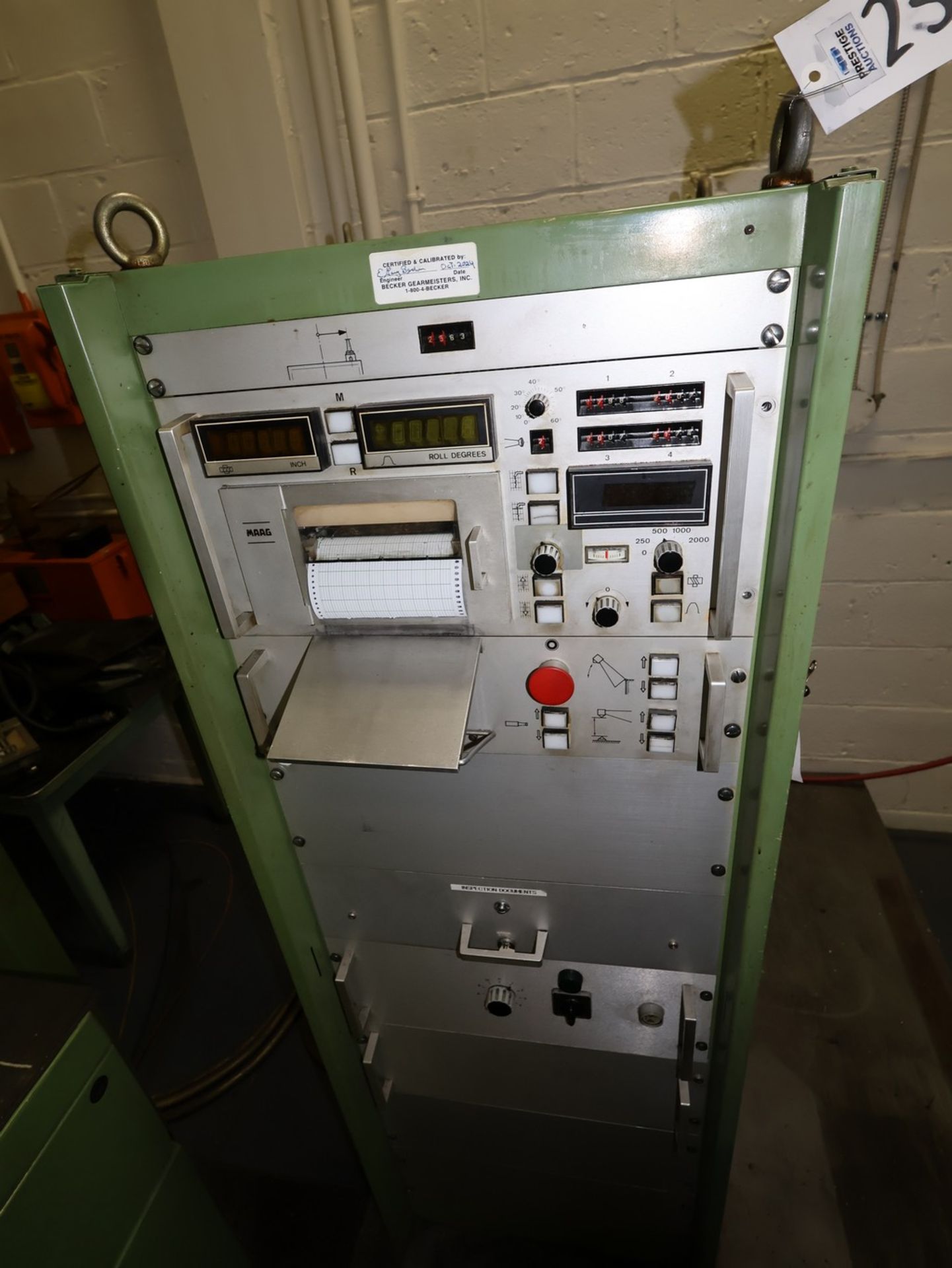 Maag SP-160 Gear Tester, w/ ES-401 Recorder, Masters, Probes, Centers ...