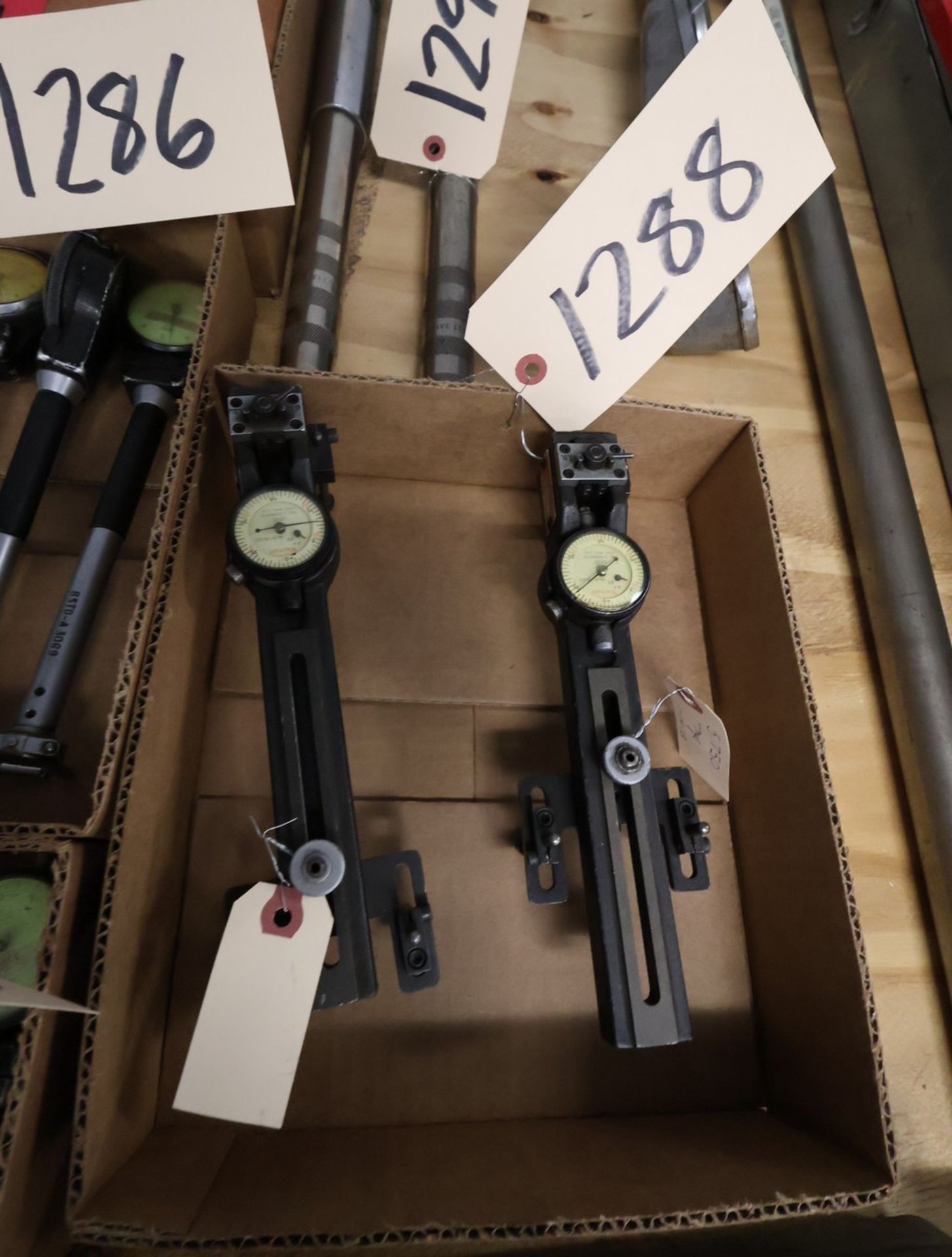 (2) Starrett 1102 Shallow Indicator Diameter Gage