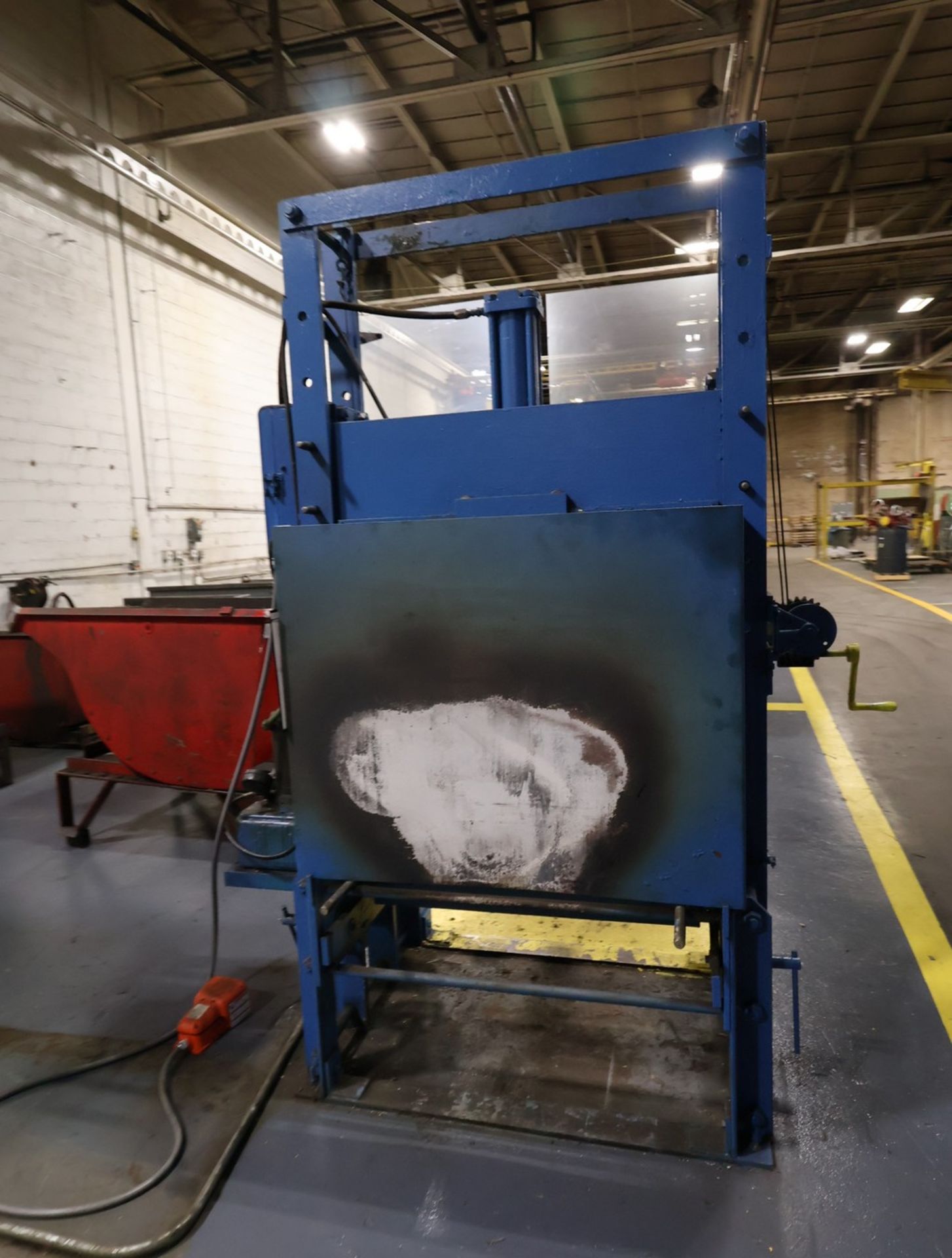 Delroyd Downacting 42" Wide H-Frame Press, Approximately 50 Ton Capacity
