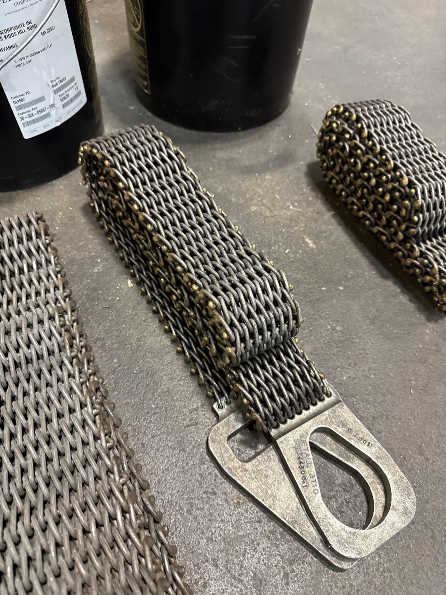 (3) Lift-All Roughneck Wire Mesh Slings