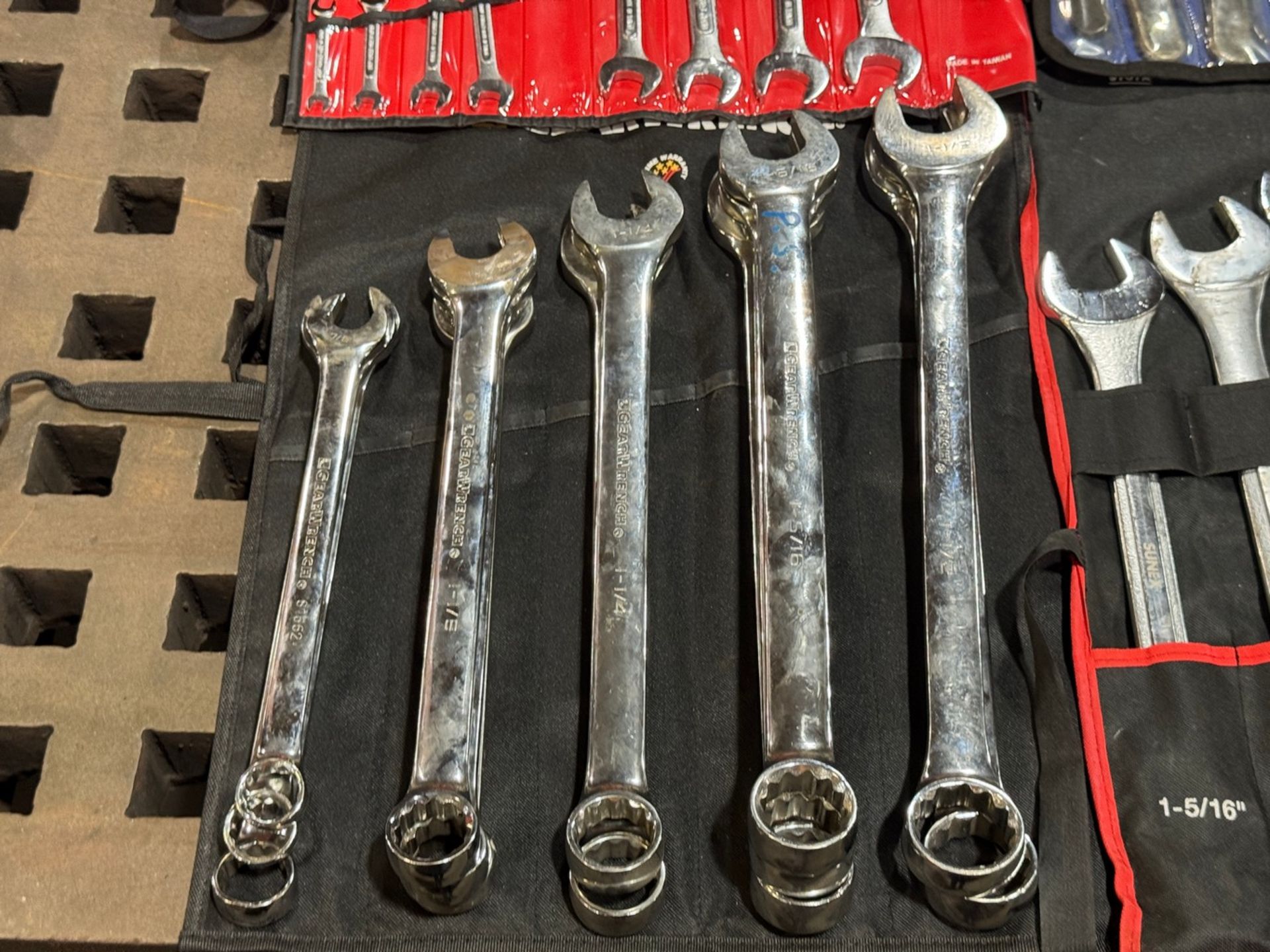 Lot of Assorted Wrenches Includes: Open End Wrenches, Adjustable VISE ...