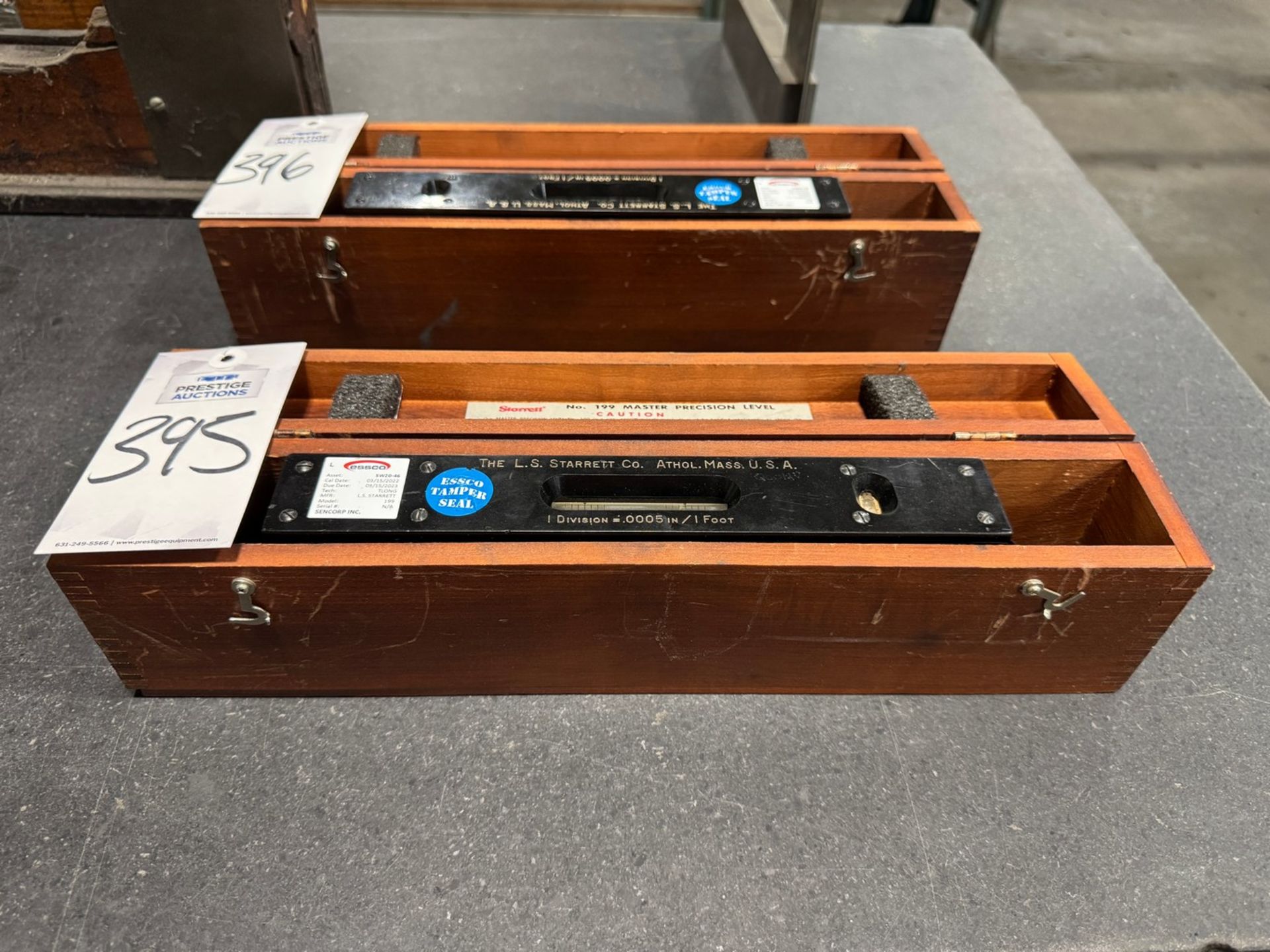 Starrett No.199 Master Precision Level With Case 1 Division = .0005"in ...