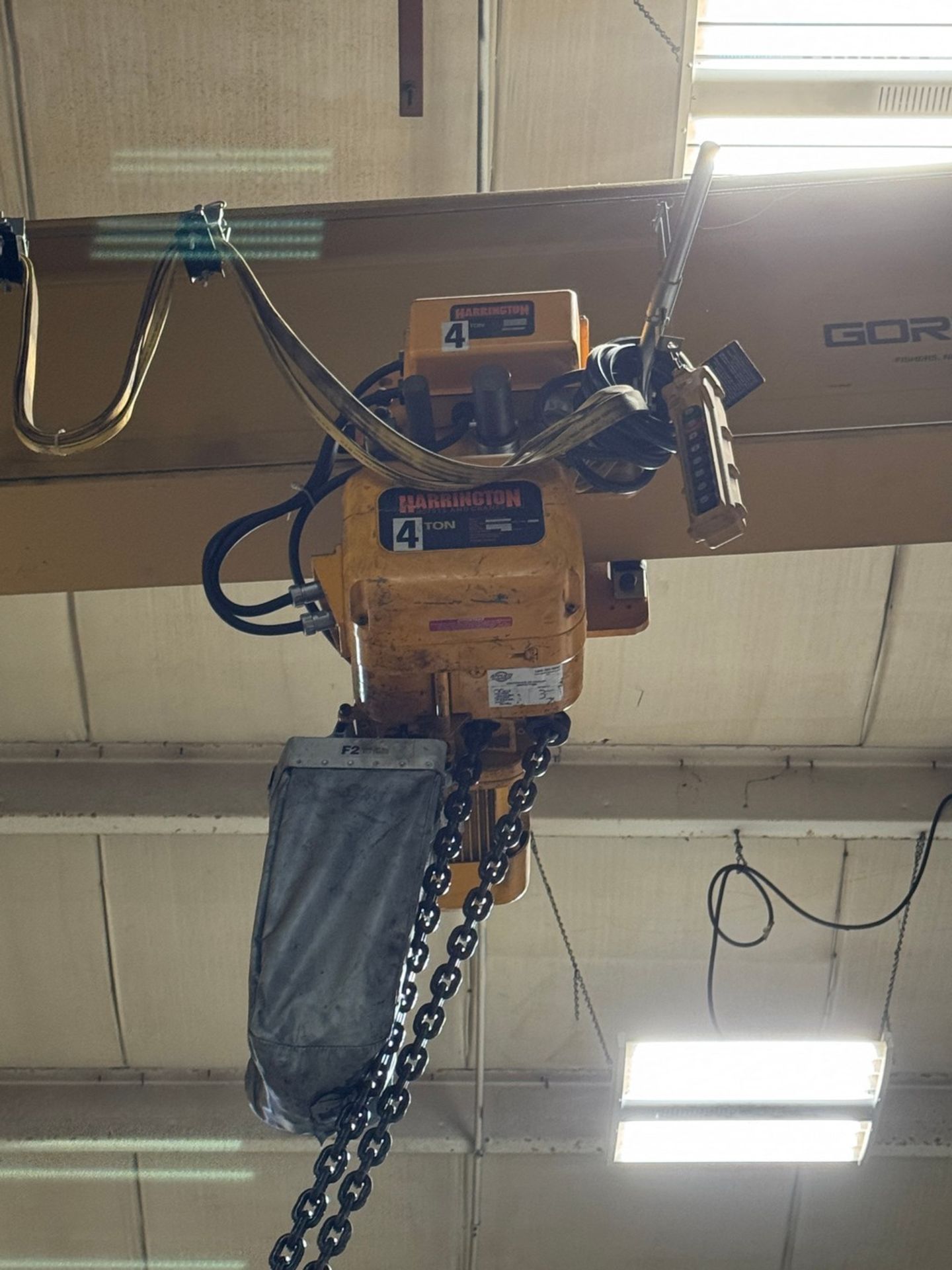 GORBEL 4-Ton Capacity Jib-Crane Includes: Harrington 4-Ton Electrical ...