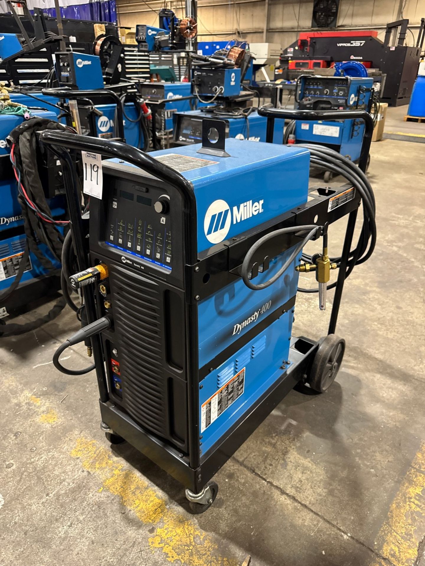 2020 Miller Dynasty 400 Tig/Stick Welder 5–400 A Output, AC/DC Pulsed ...