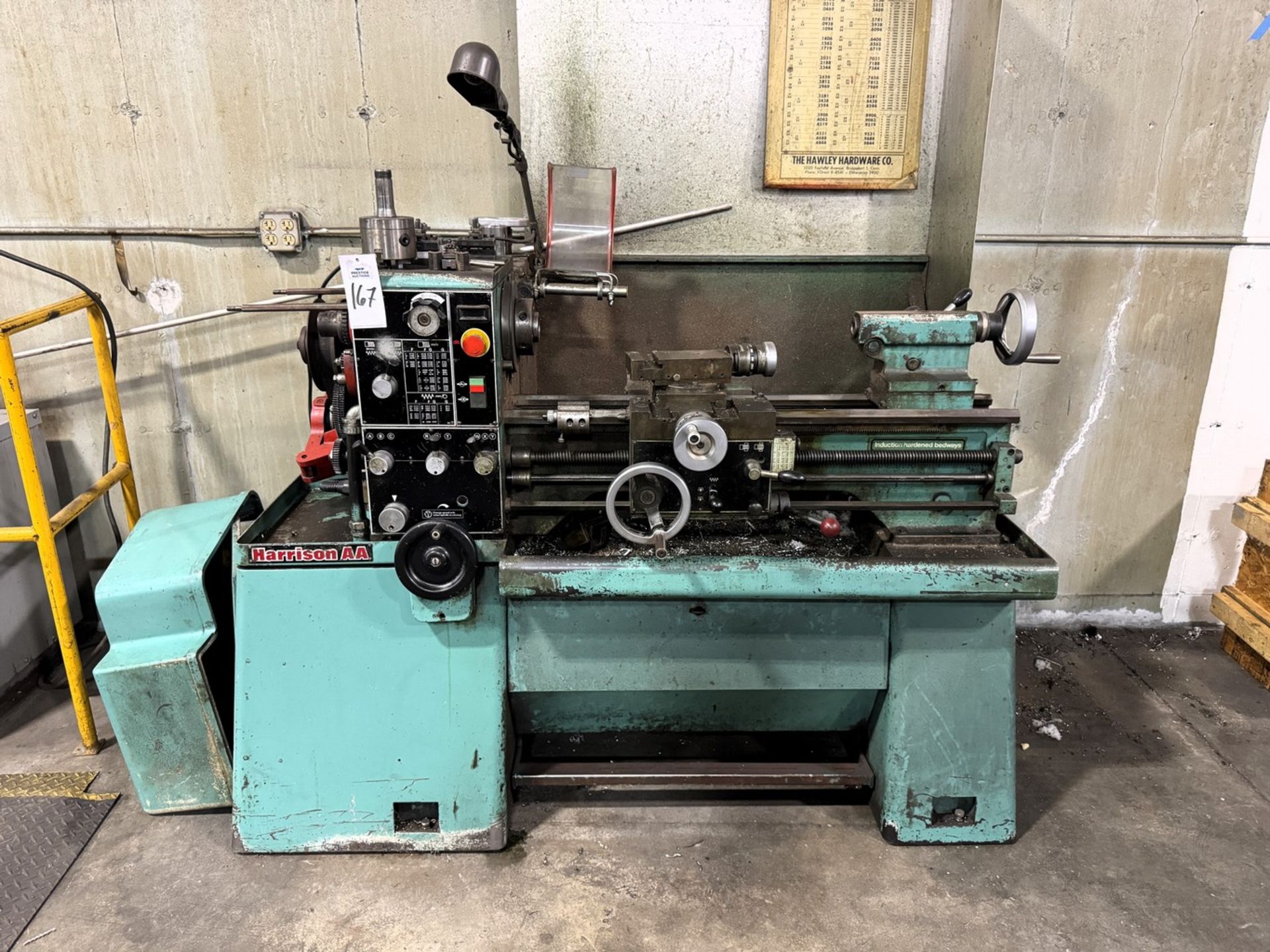 Harrison AA Model VS Center Lathe 13" Swing, 25" Centers, 3 HP Variable ...