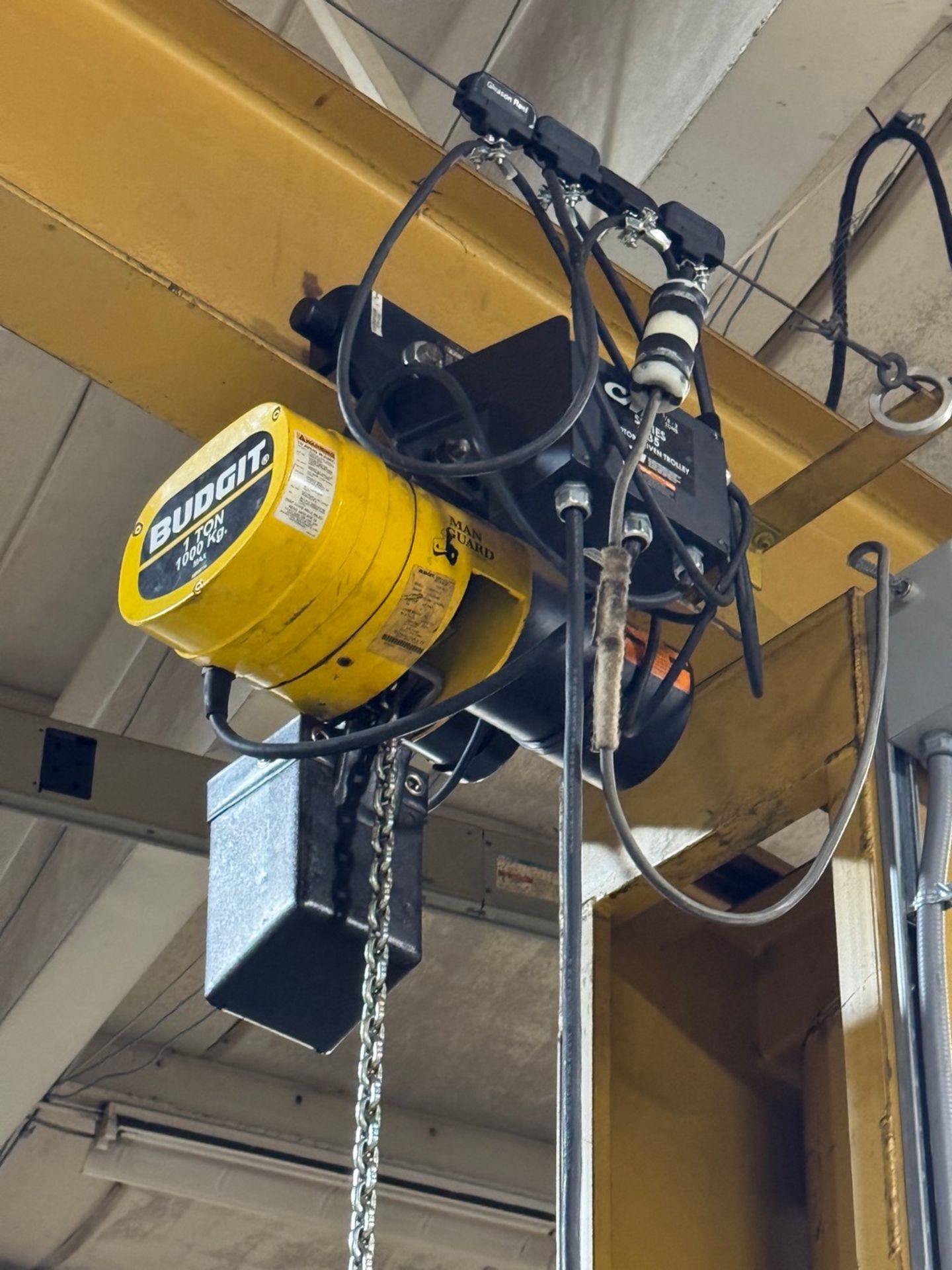 GORBEL 1-Ton Jib Crane Includes: 1-Ton Budgit Electrical Hoist ...