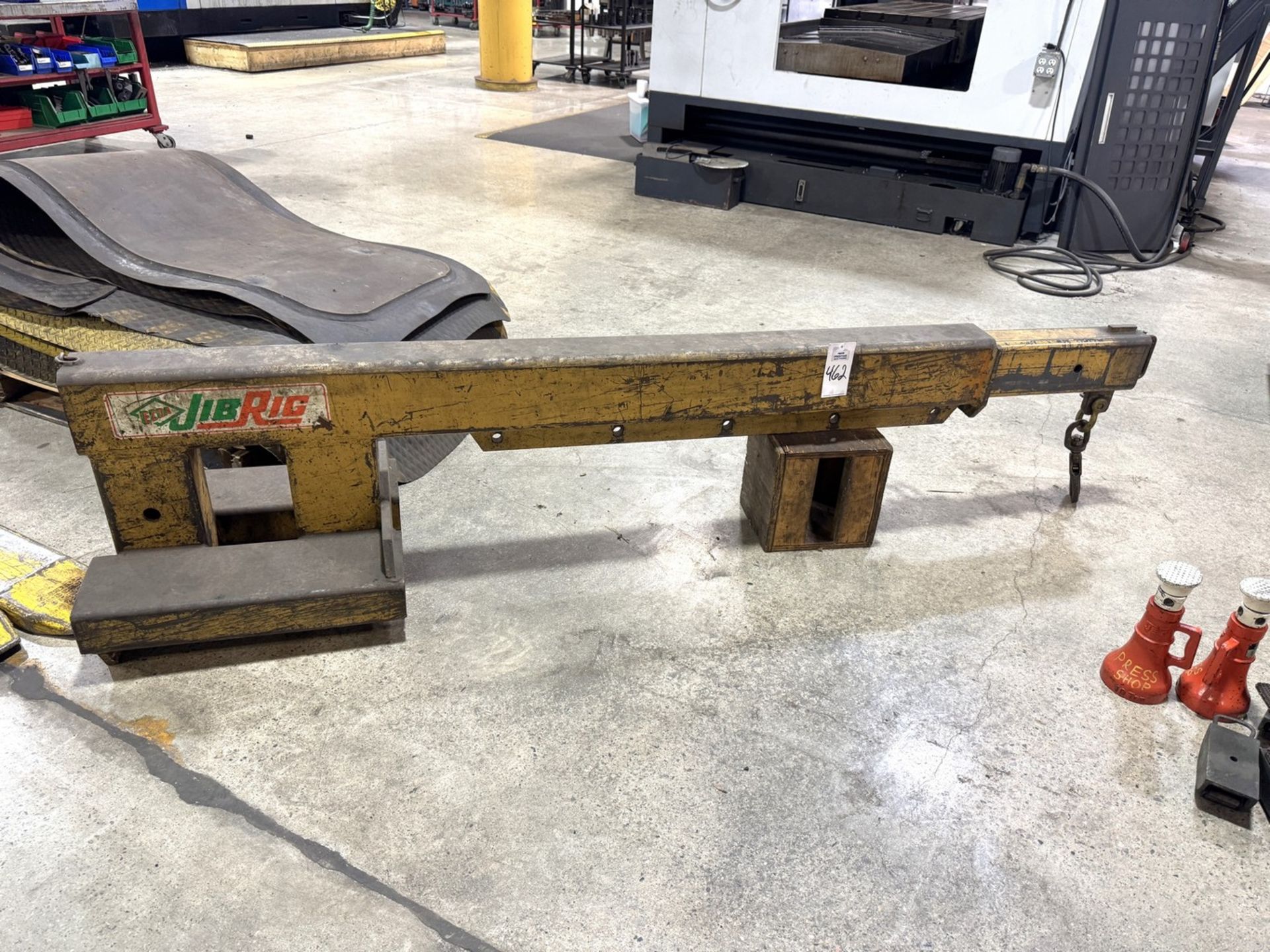 6,000Lb Capacity Jib Rig Fork Truck Attachment, 8'-12' Reach