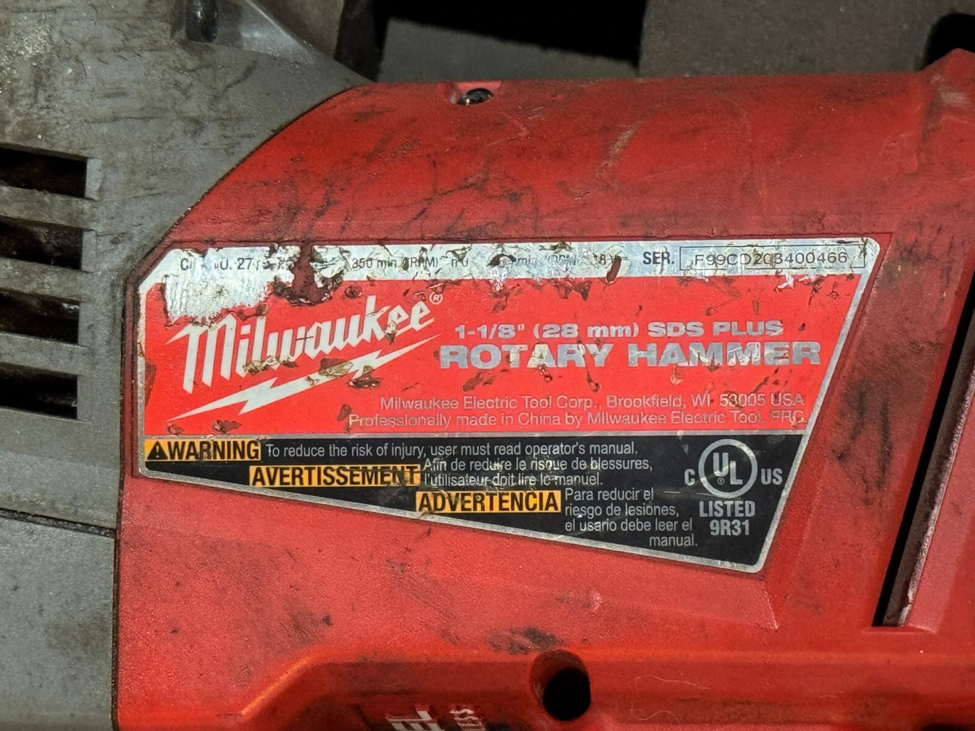 Lot of (4) Milwaukee Cordless Tools Includes: (1) 20v 3/8" SDS Hammer ...