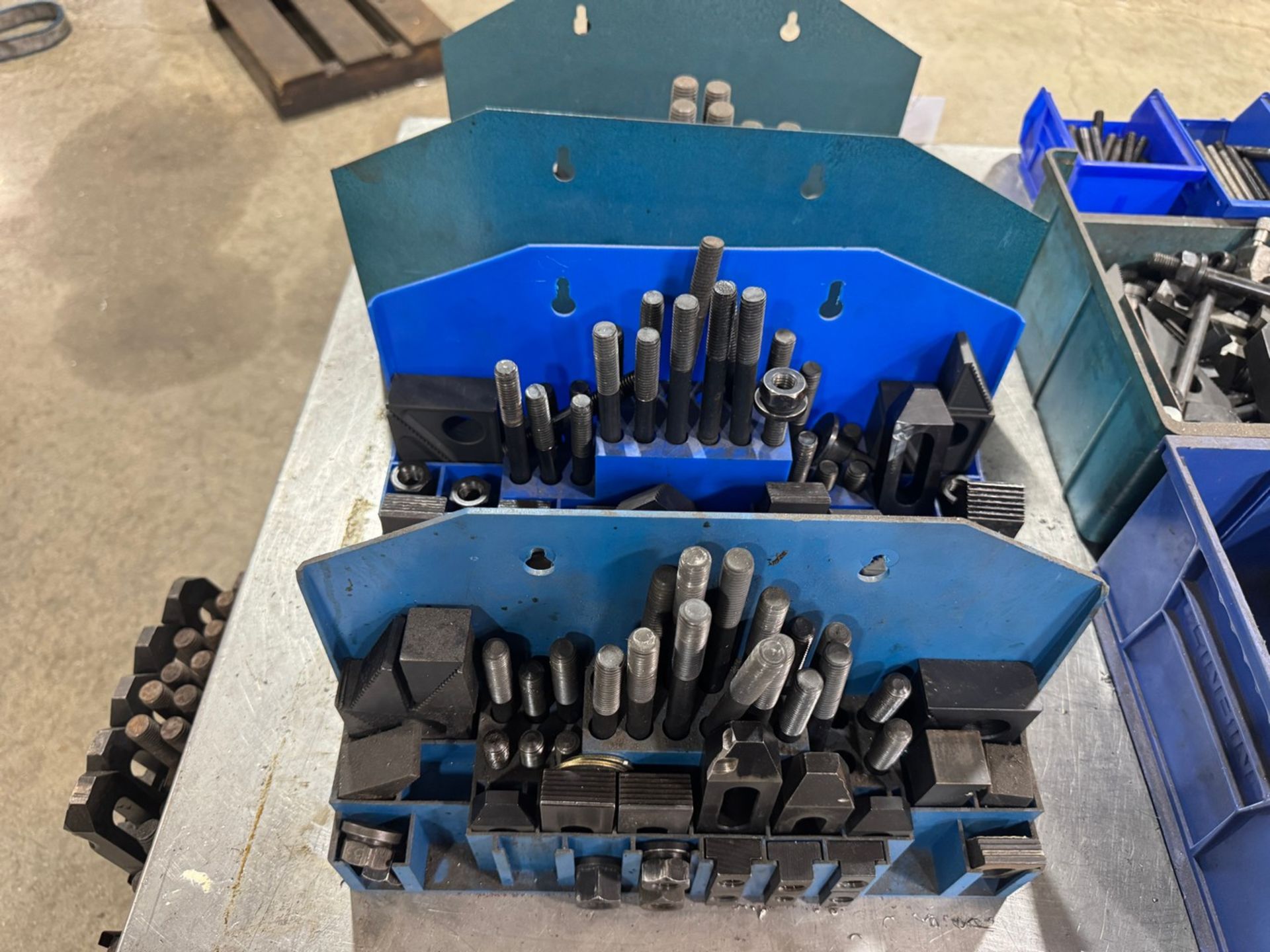 Machinist Clamping Kits and Hardware With Cart Includes: Hold Downs, T ...