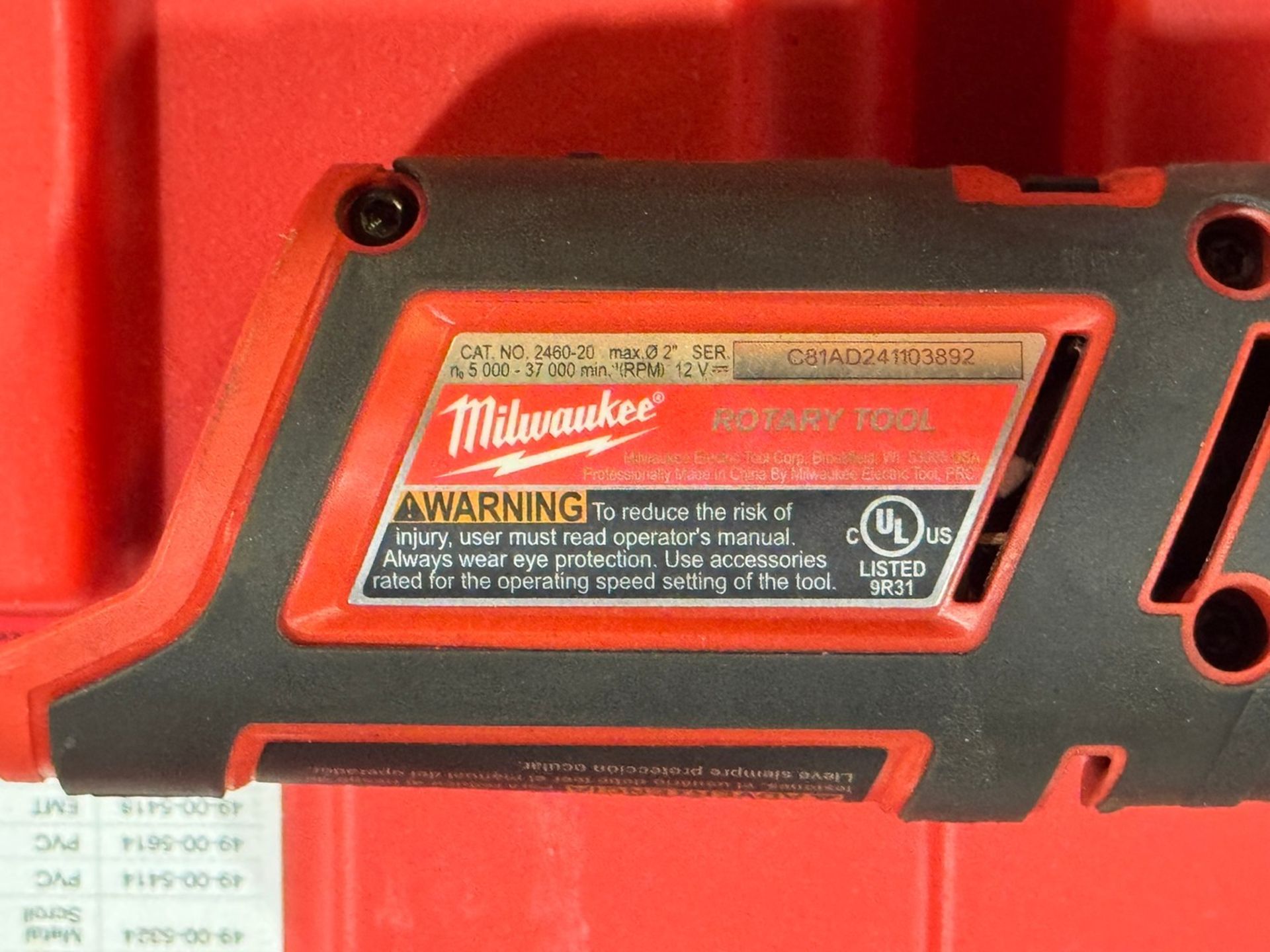 Lot of (4) Milwaukee Cordless Tools Includes: (1) 20v 3/8" SDS Hammer ...