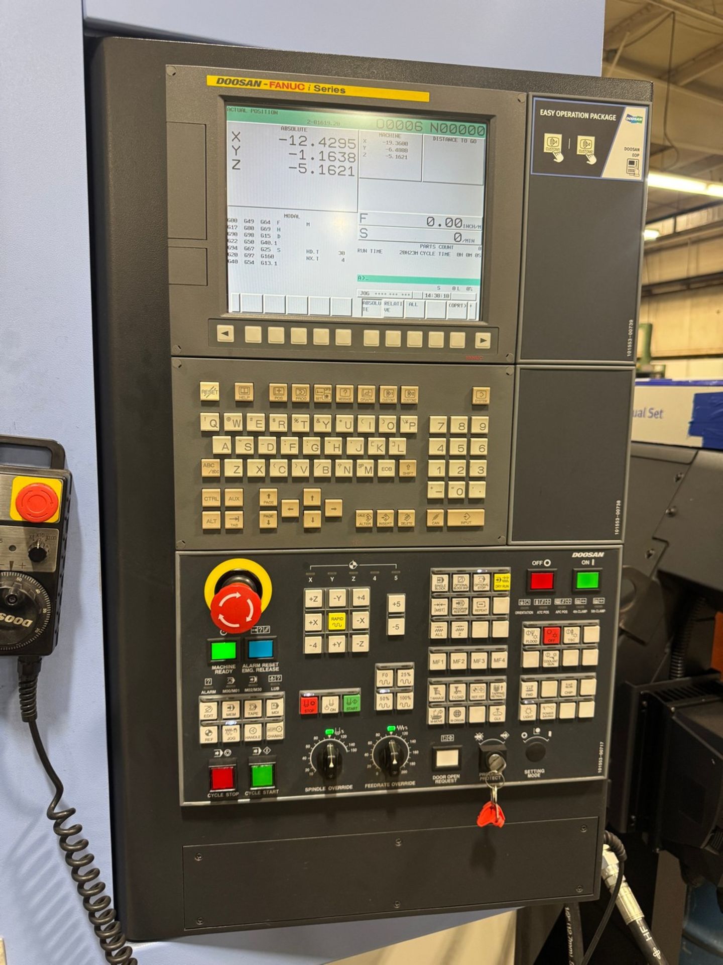2015 Doosan DNM 500 II Vertical Machining Center, Fanuc i CNC Control ...