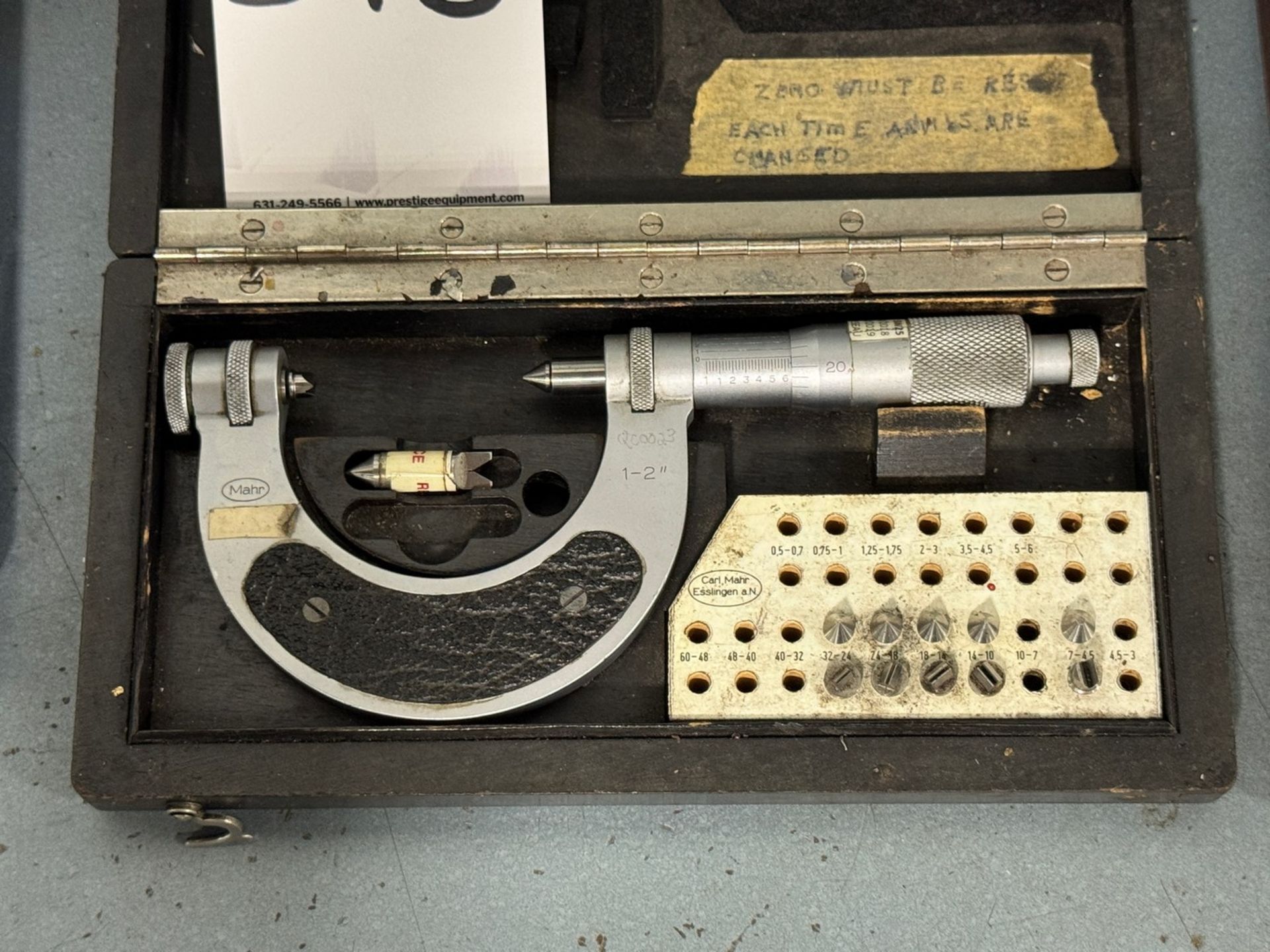 Mahr 1-2" Thread Micrometer