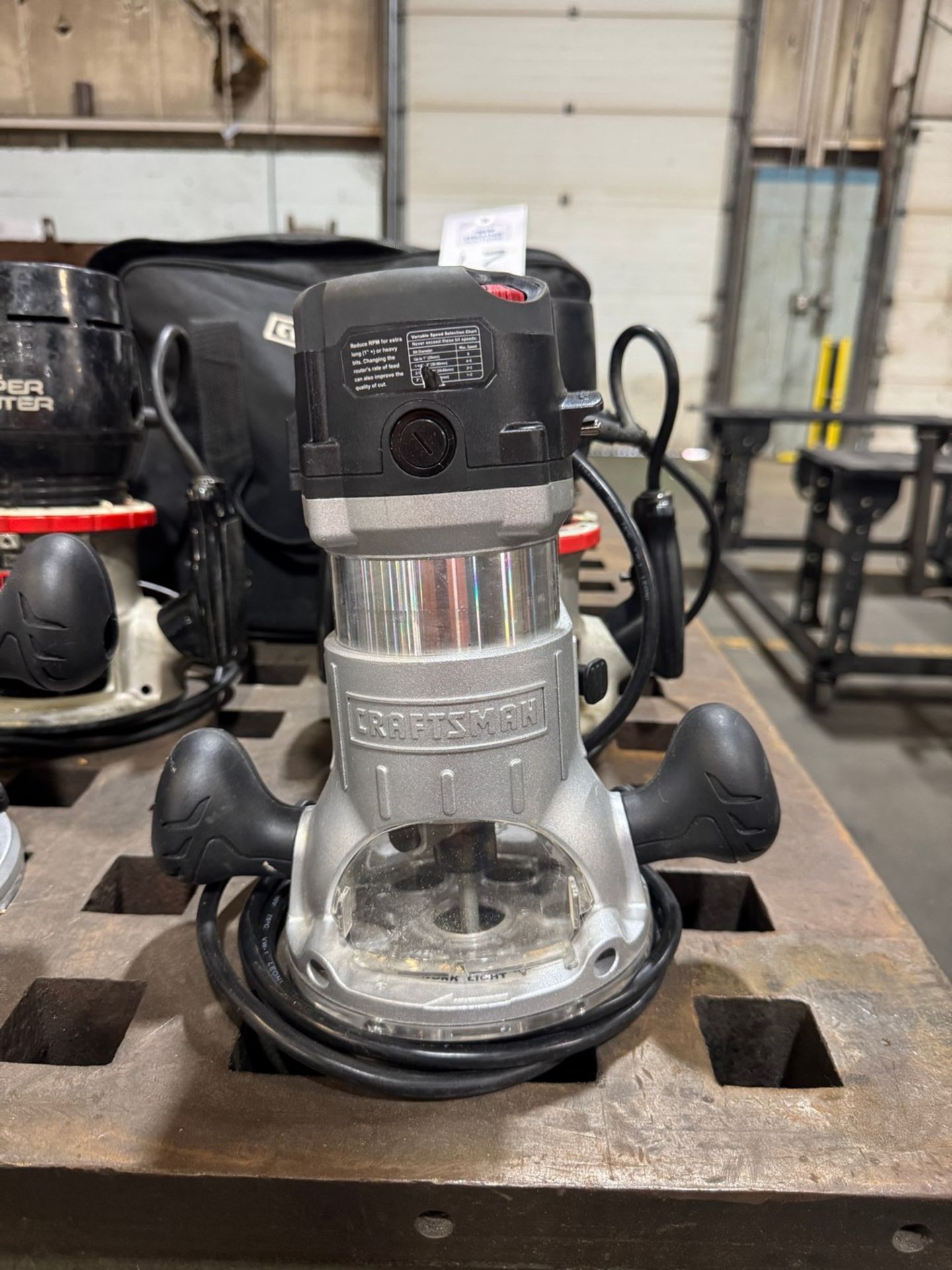 Lot of Assorted Craftsman Routers (1) Craftsman Combo Router with ...