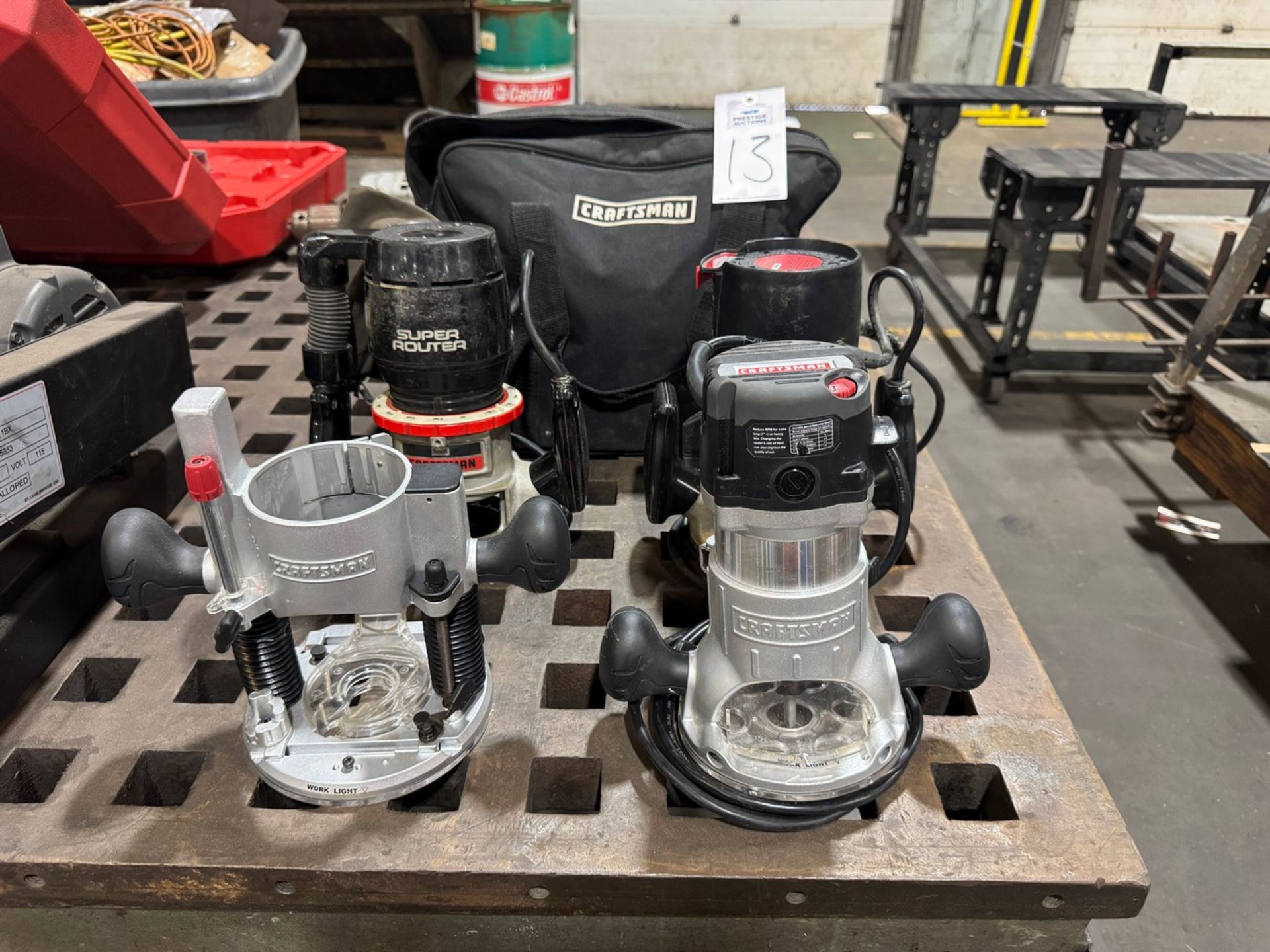 Lot of Assorted Craftsman Routers (1) Craftsman Combo Router with ...