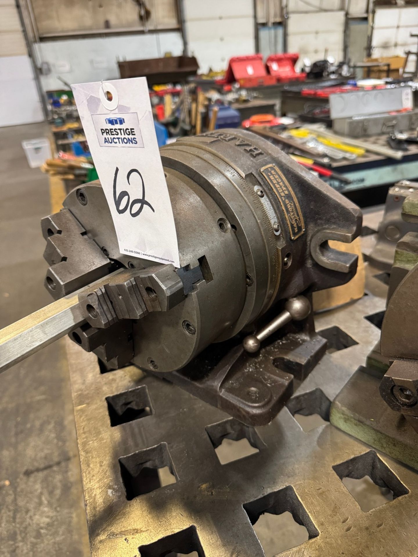 10" Hartford Indexable Rotary Chuck Includes: Index Plates