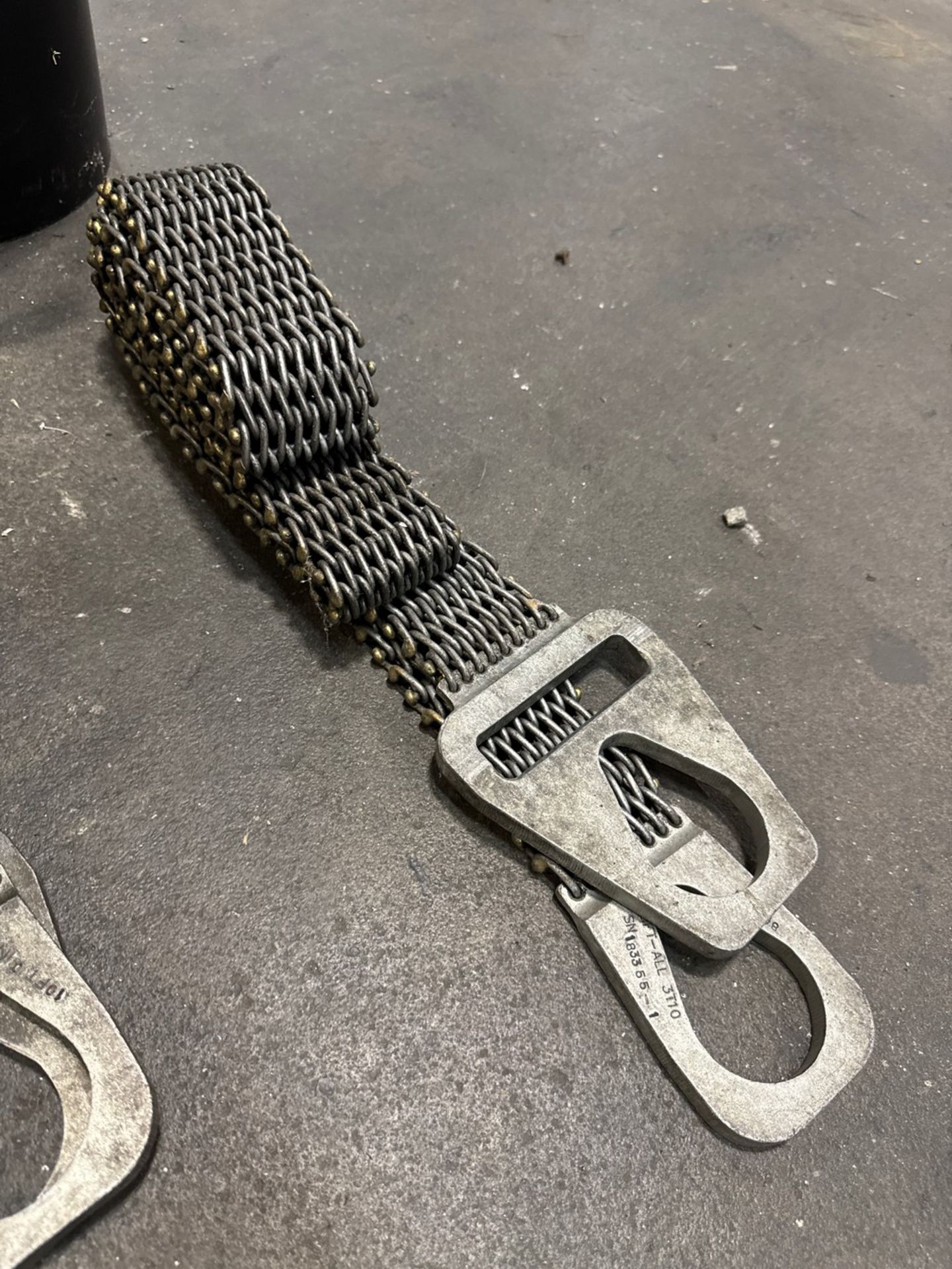 (3) Lift-All Roughneck Wire Mesh Slings