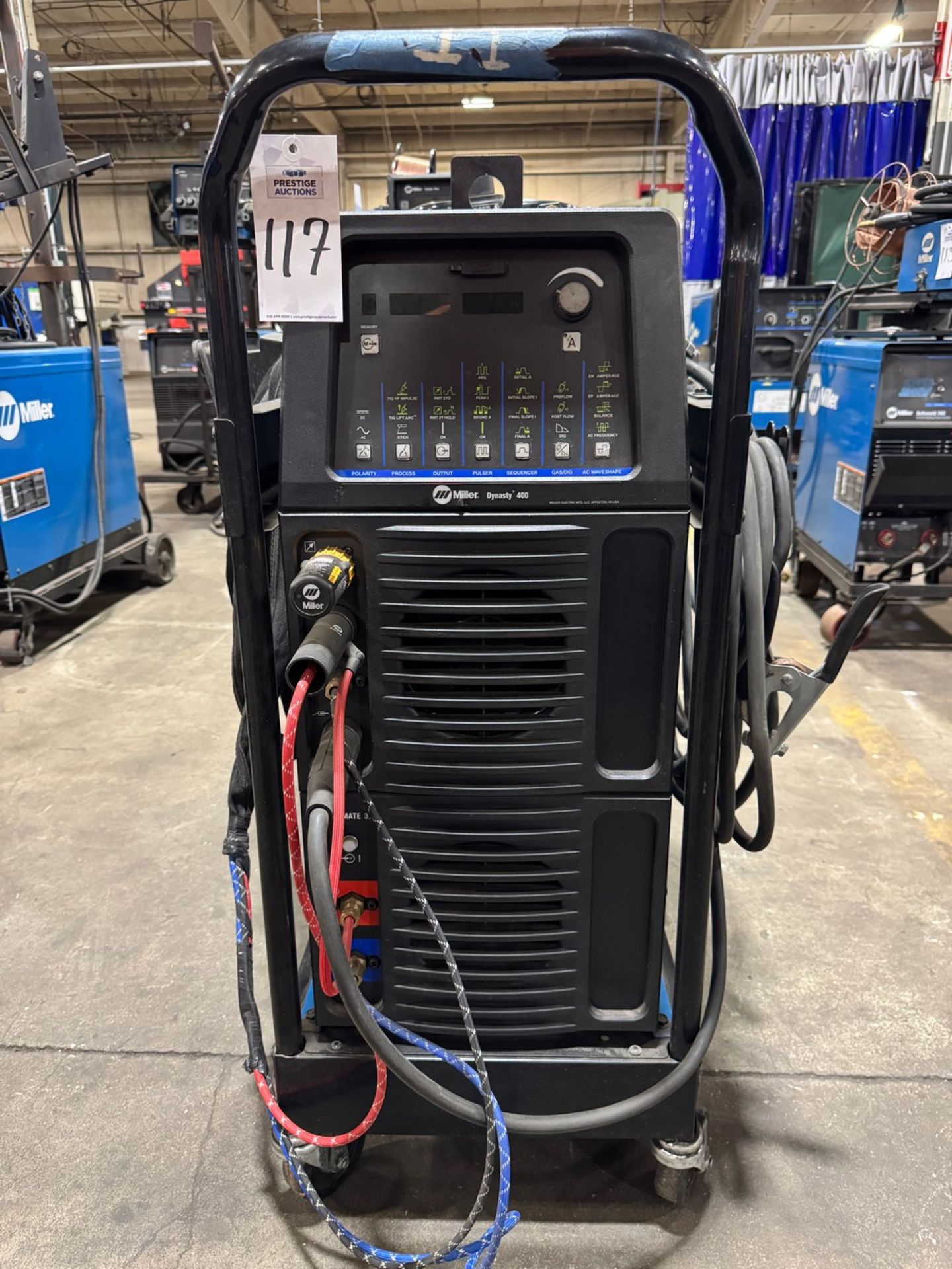 2020 Miller Dynasty 400 Tig/Stick Welder 5–400 A Output, AC/DC Pulsed ...