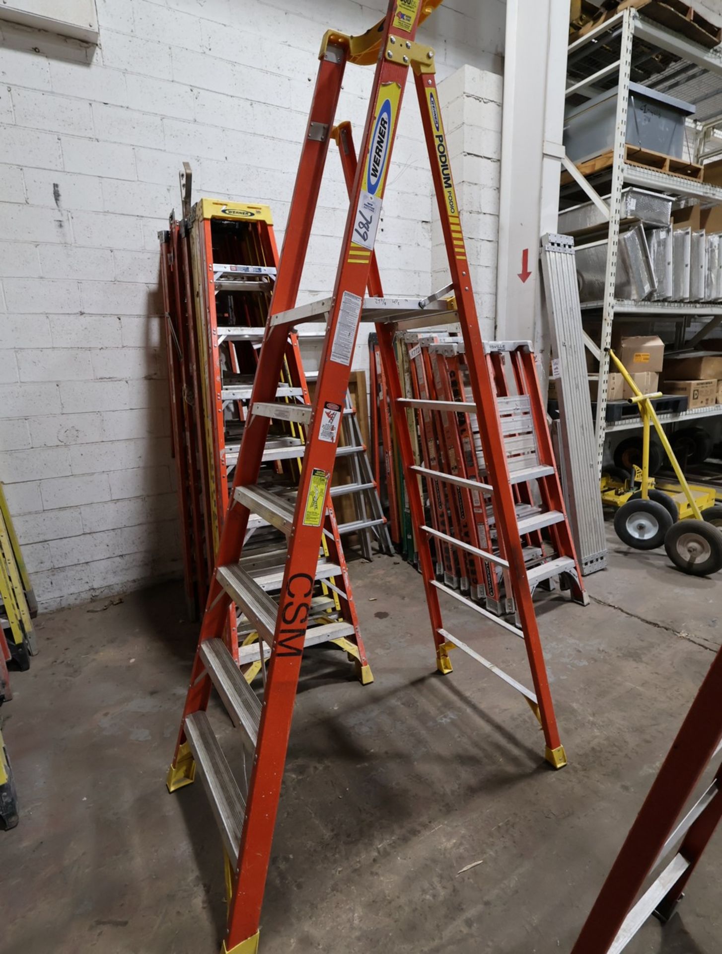 Werner 6' A-Frame Fiberglass Ladder