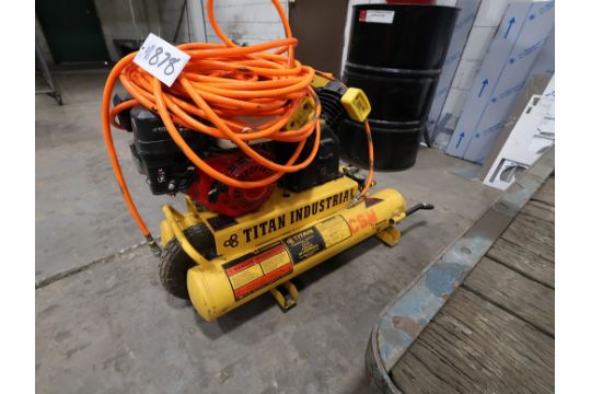Titan 5.5HP 8-Gal. Portable Air Compressor, Gas Driven