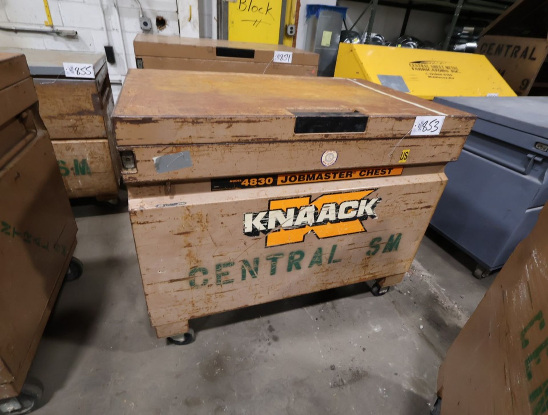 30" High x 48" Wide x 30" Front to Back Knaack Gang Box