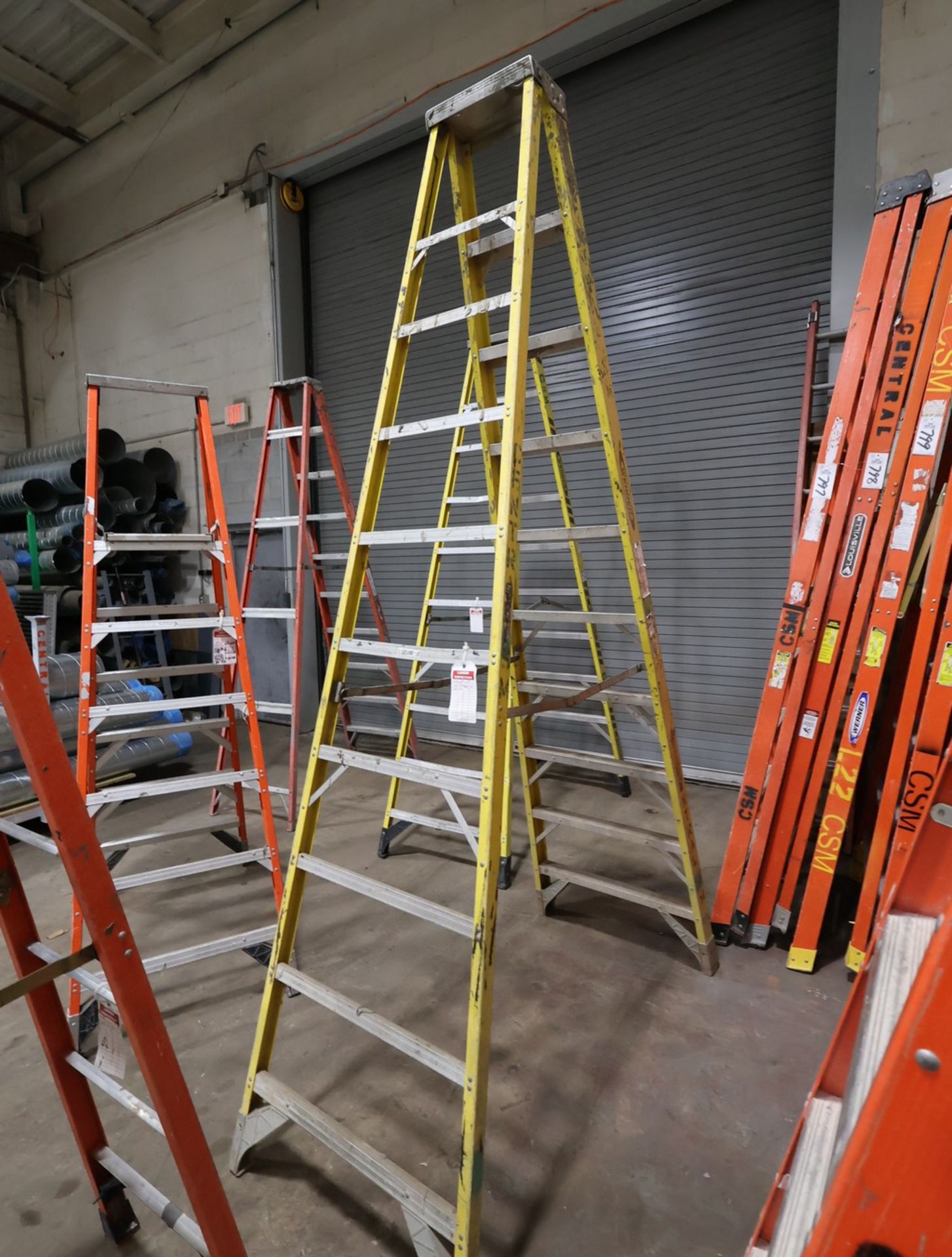 Werner 10' A-Frame Fiberglass Ladder