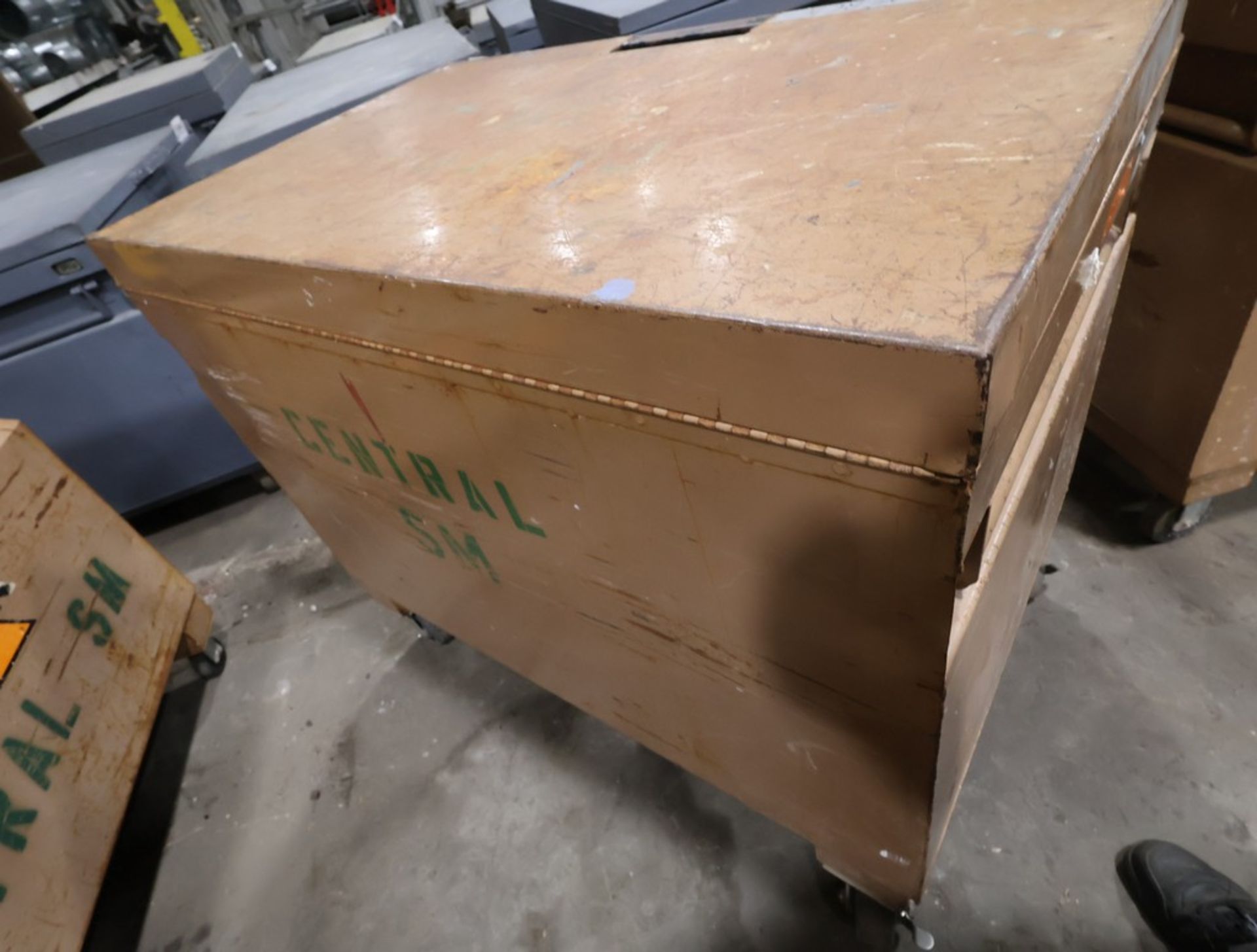 30" High x 48" Wide x 30" Front to Back Knaack Gang Box