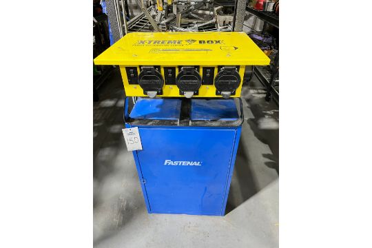 Extreme Box Power Distribution Center & Fastenal Cabinet with contents