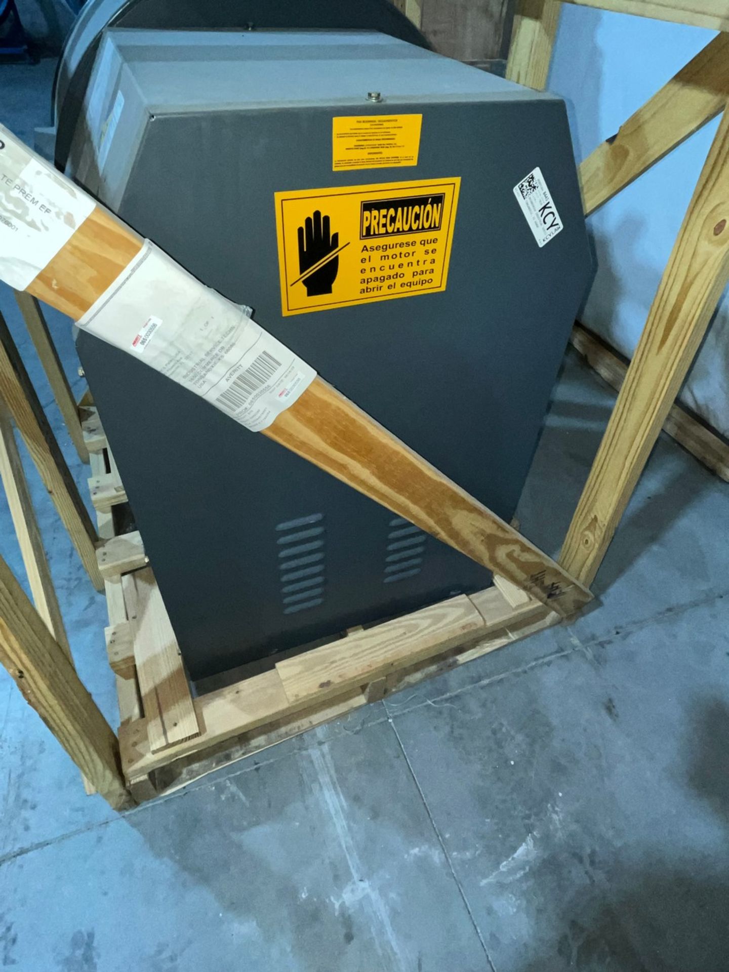 2025 S&P CM22 Industrial Cage Fan w/ Motor, 7.5 HP, 1,725 RPM, S/N ...