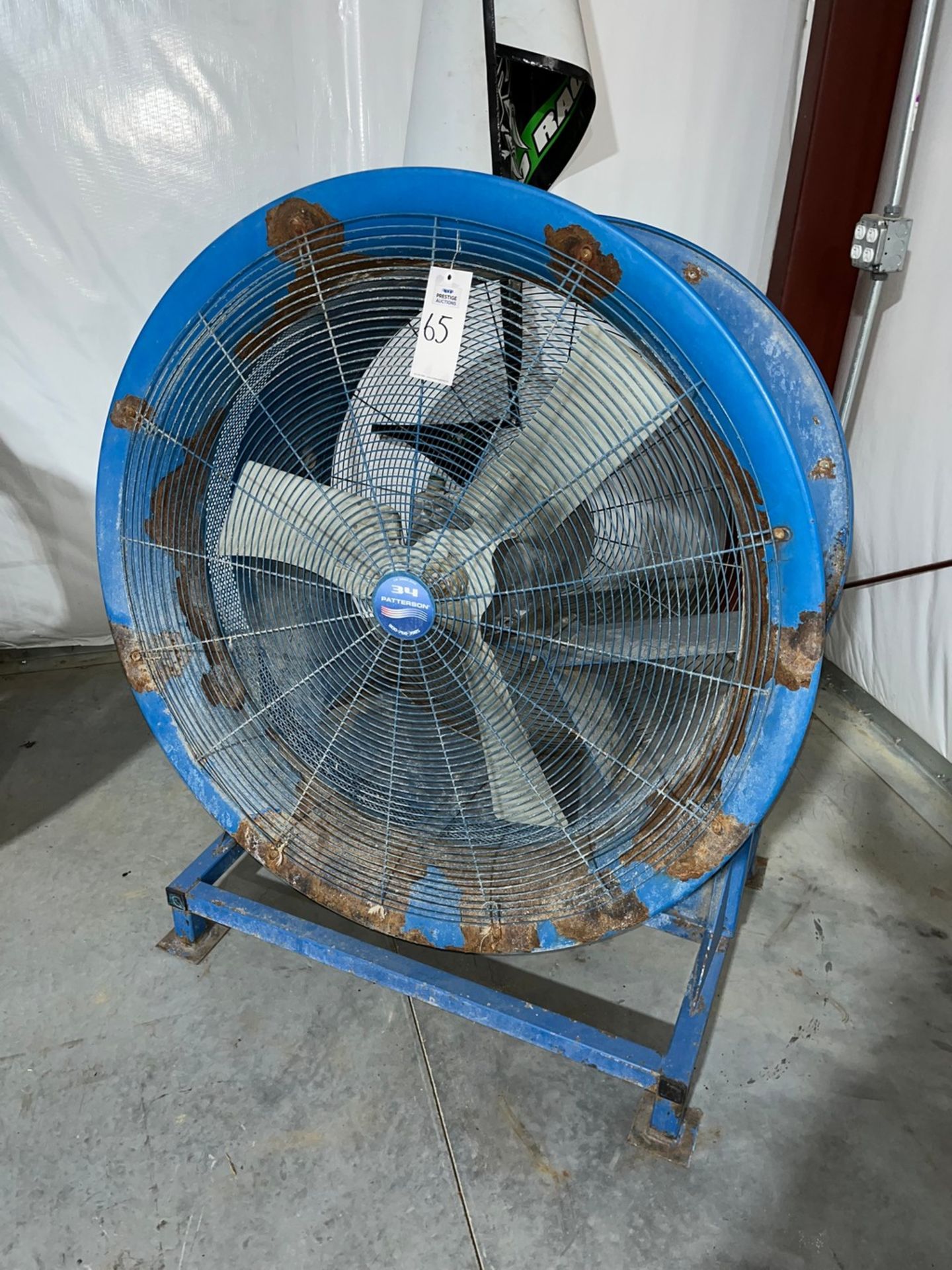 Patterson Fan 34" High Velocity Drum Fan w/ Yoke Mount, 230/460V ...