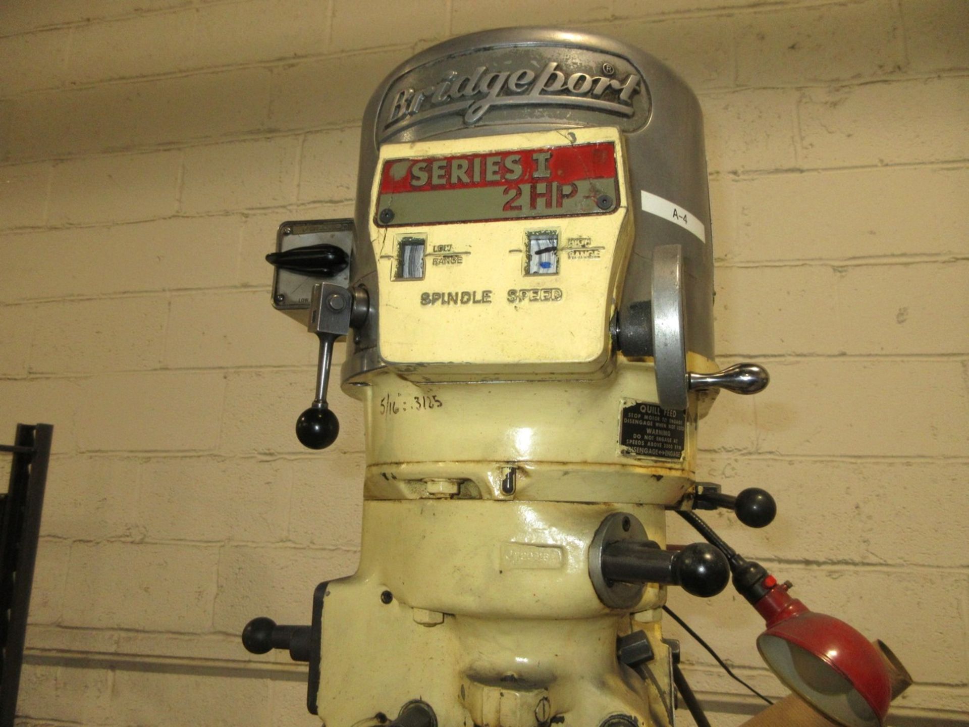 Bridgeport Series I 2HP Vertical Milling Machine, w/ 9" x 48" Power ...