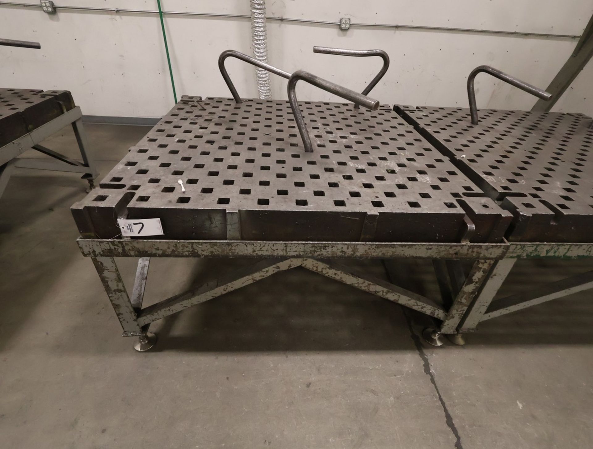 59" x 59" Acorn Platen Style Welding Table