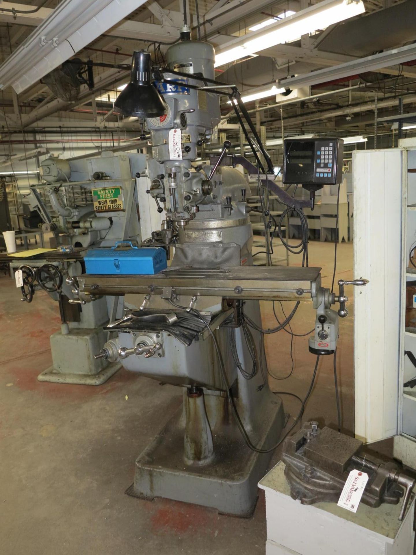 Sharp Vertical Mill S/N 40921554, Power Feed, 1 Shot Lube, Coletts, 40 ...