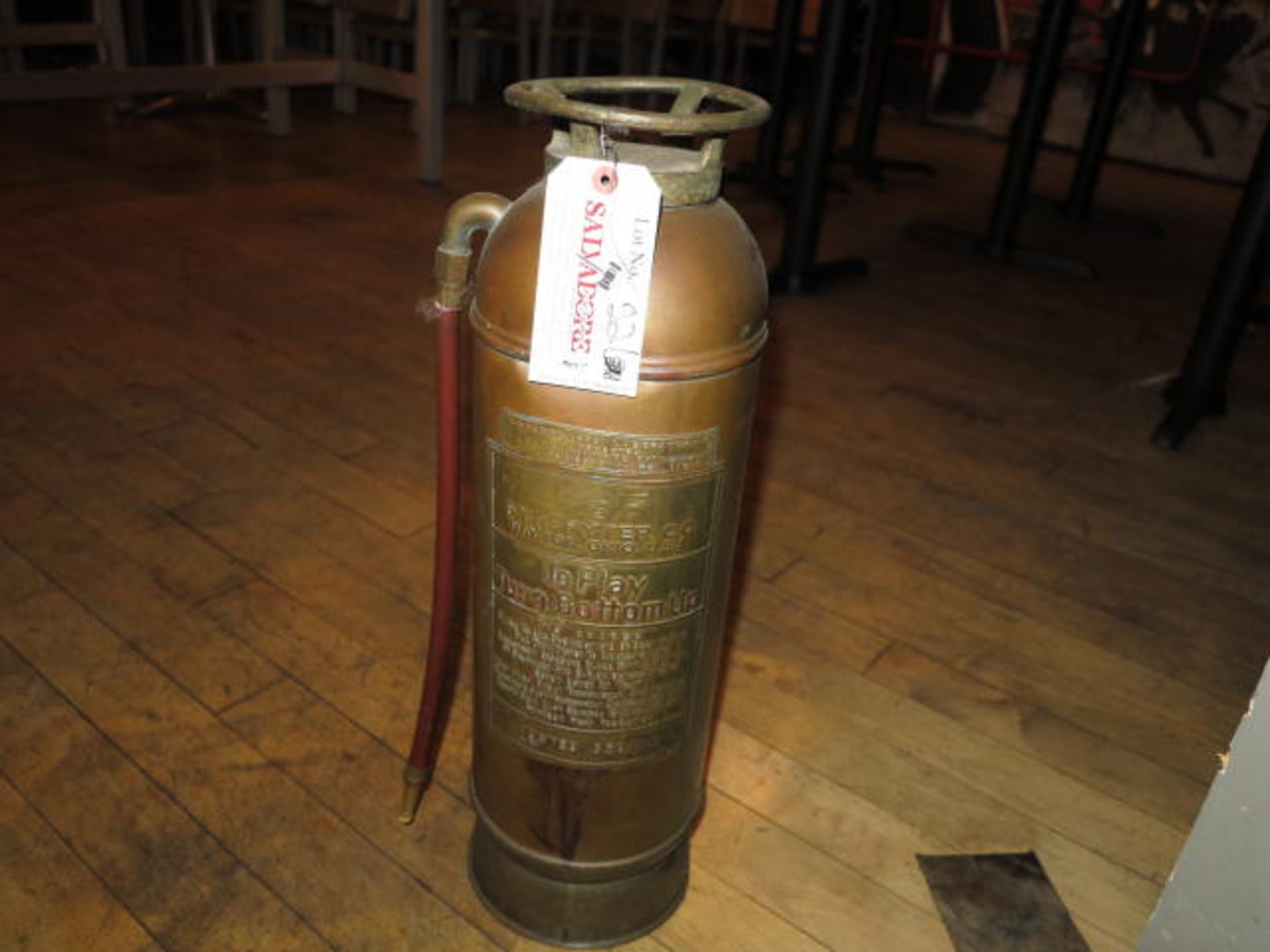 Antique Copper Fire Extingusher