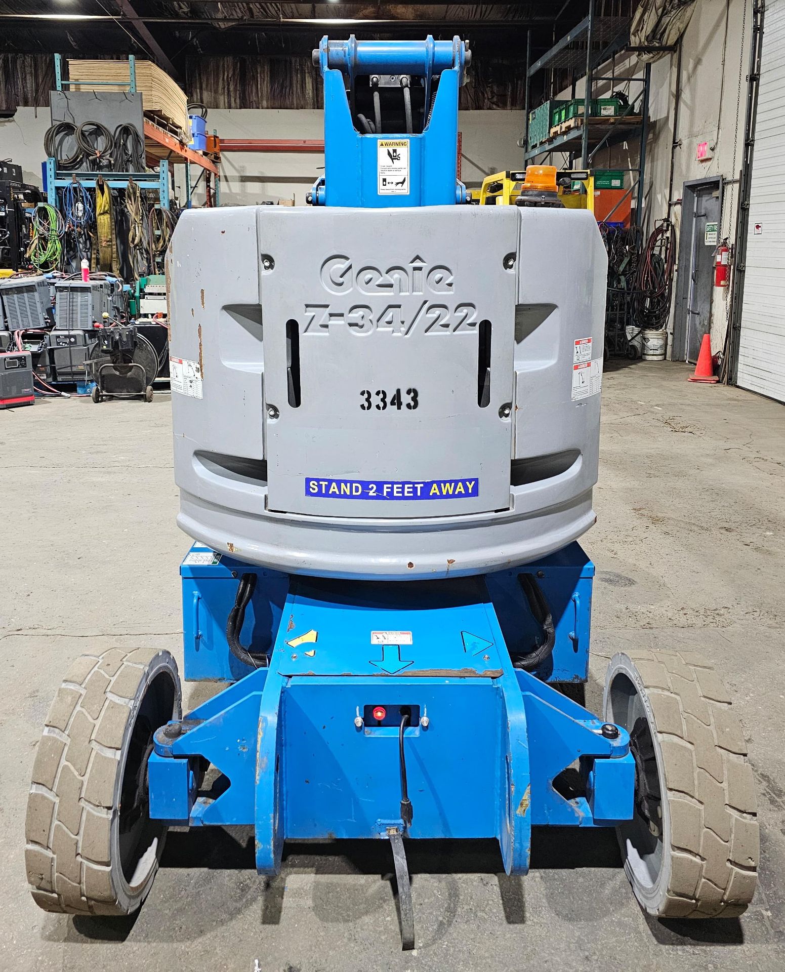 2014 Genie Boom Lift model Z-34/22N with 34' high 500lbs Lift Capacity ...