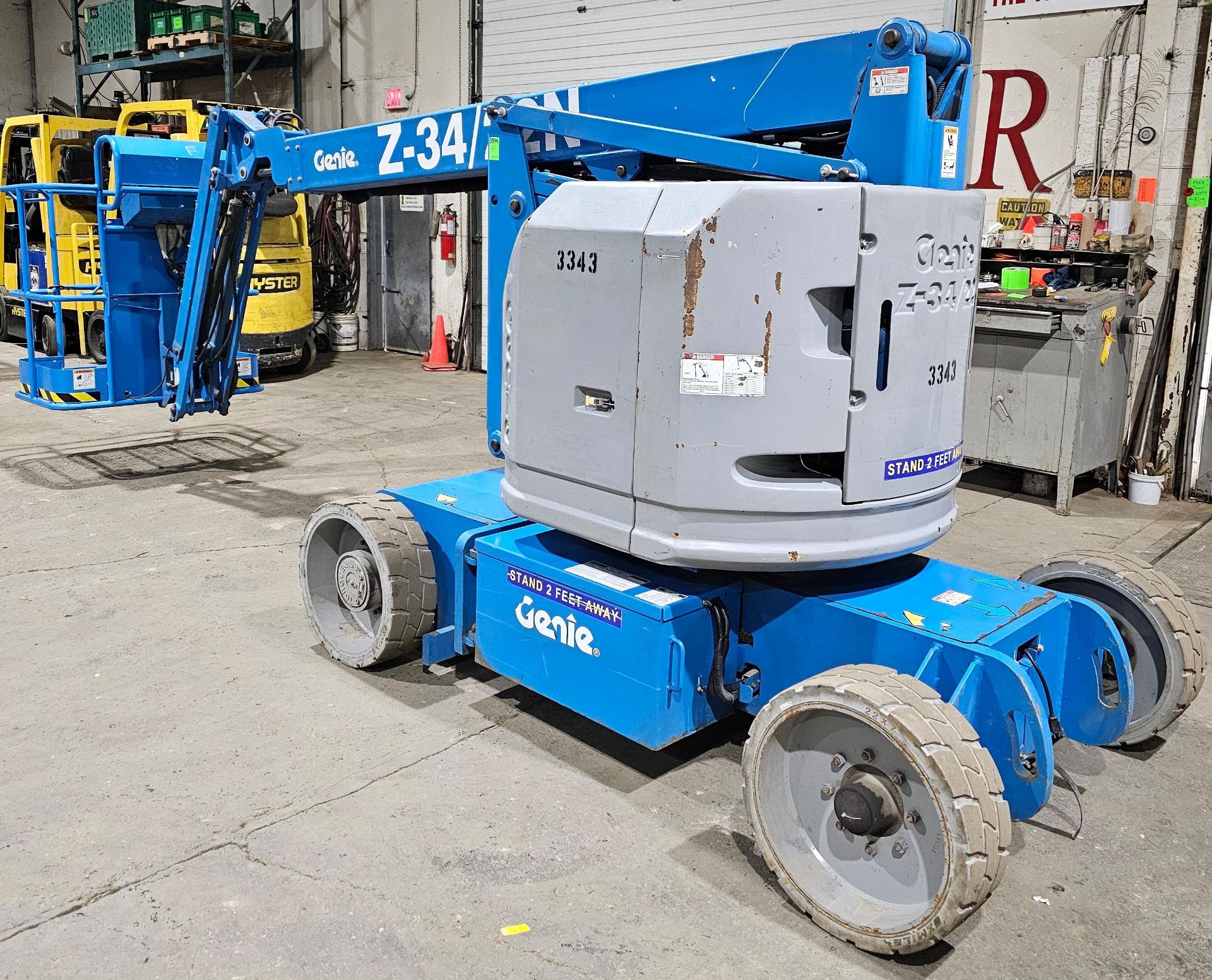 2014 Genie Boom Lift model Z-34/22N with 34' high 500lbs Lift Capacity ...