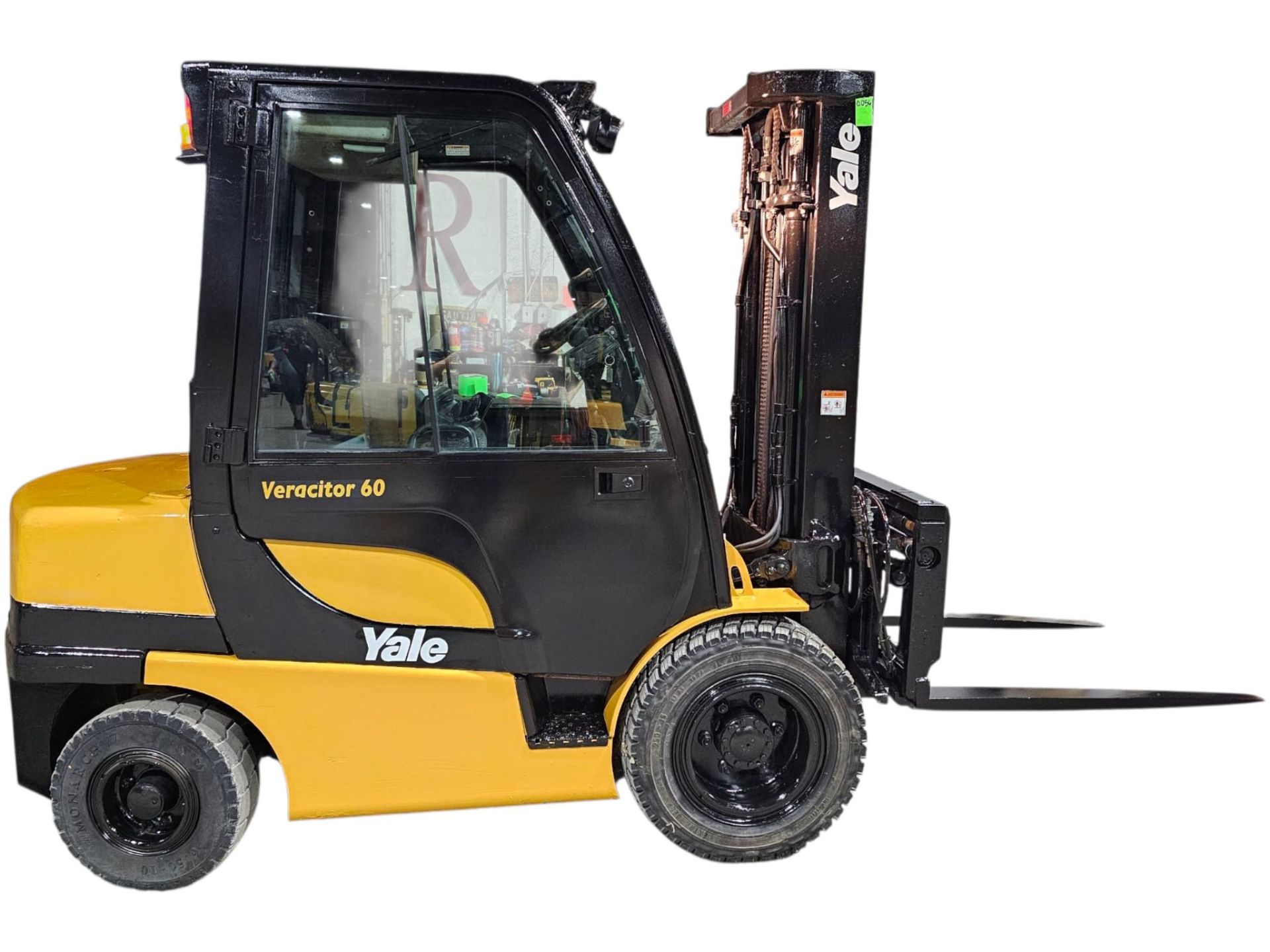 2008 Yale 6,000lbs Capacity OUTDOOR Forklift Diesel sideshift ...