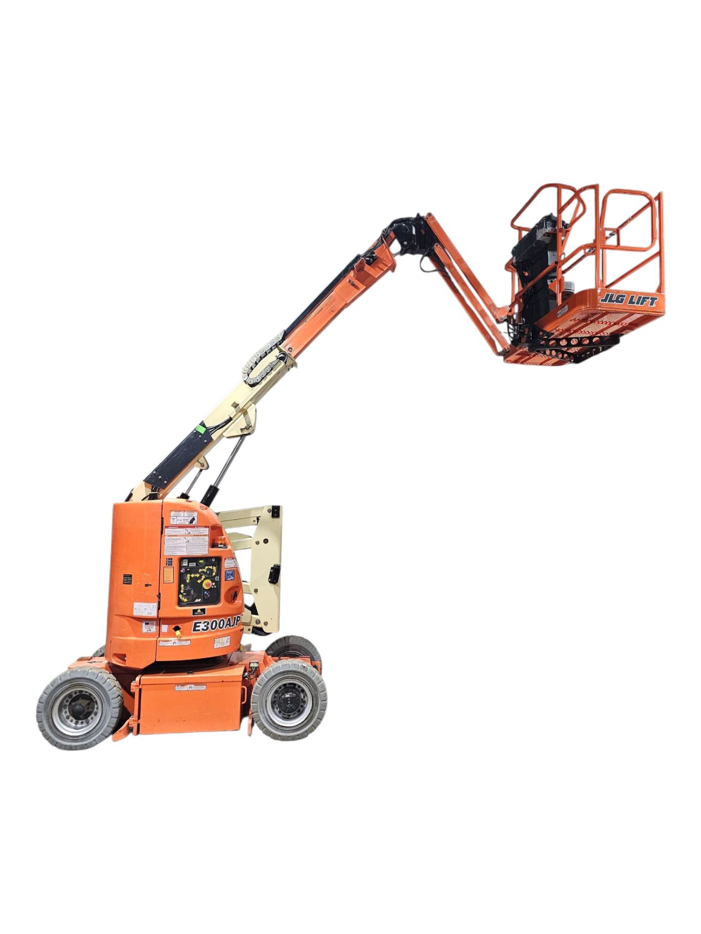 2014 JLG E300-AJP 500 2 Person 48V Zoom Boom lift 30 ft height 20.5ft ...