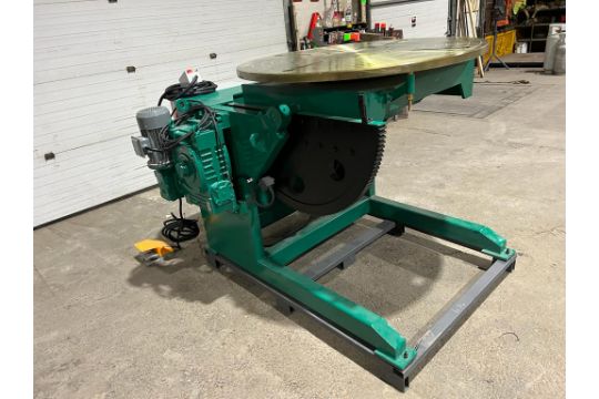 Verner model VD-5000 WELDING POSITIONER 5000lbs capacity - tilt and ...