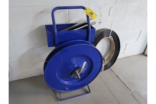 Uline Poly Strappig Cart with Tools & Extra Roll of Polypropylene ...