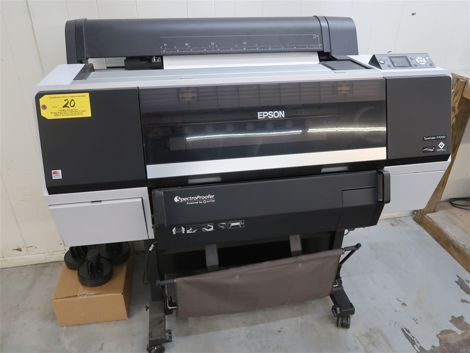 Epson SureColor P7000 Wide Format Printer/Proofer Model K281A, S/N ...