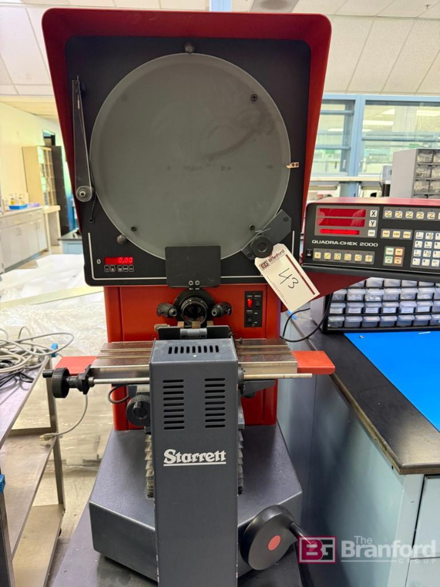 Starrett HB400 Optical Comparator w/ Quadra-Chek 2000 Controller; S/N 50033
